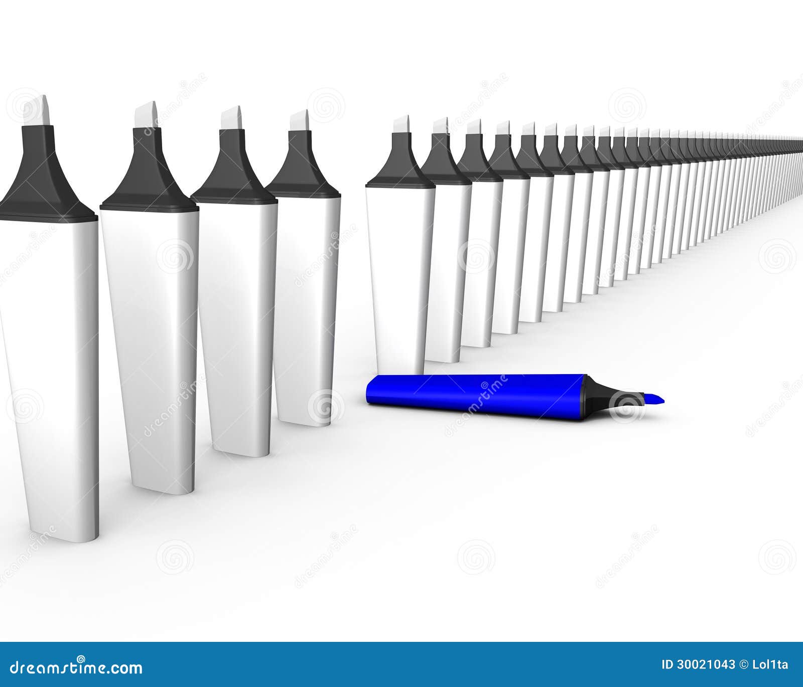 Many markers stock illustration. Illustration of education - 30021043