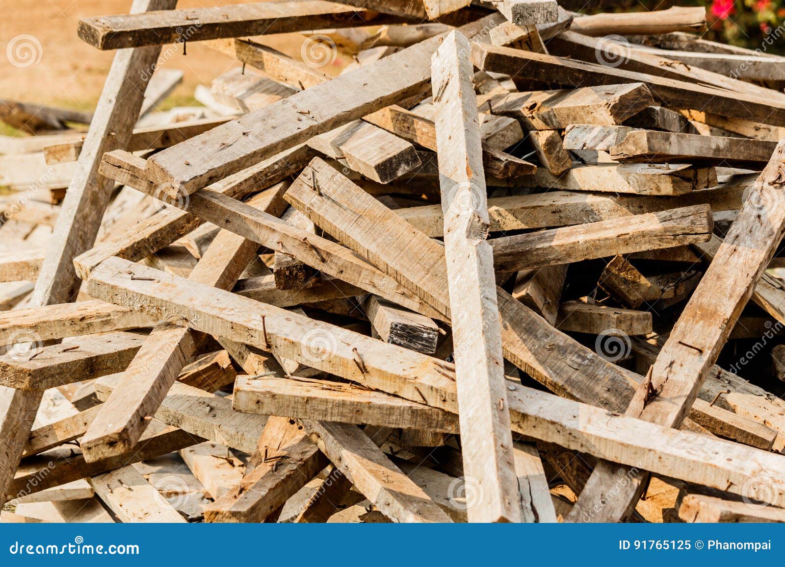 Many Wood Bracing. it is Used in Construction. Stock Image - Image of ...