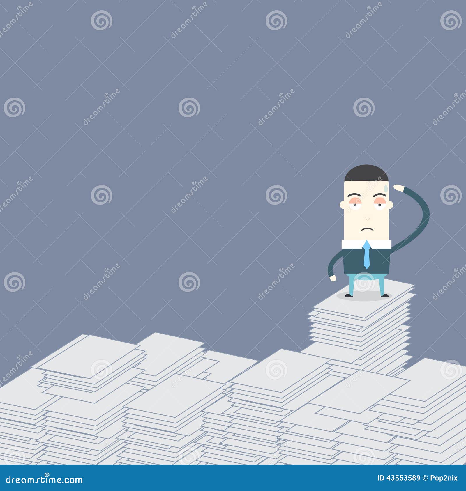 Many Work Many Jobs for Business Conceptual Stock Vector - Illustration ...