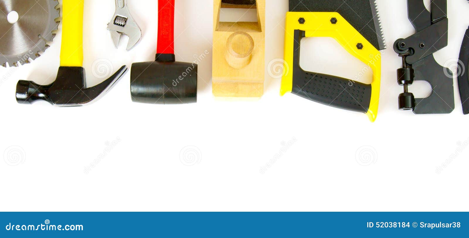 Many Working Tools - Axe, Hammer, Scissors and Stock Photo - Image of ...