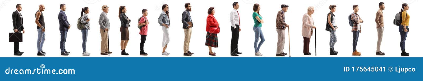 Many Young and Older People Waiting in Line Stock Image - Image of ... Many Young and Older People Waiting in Line Stock Image - Image of ...