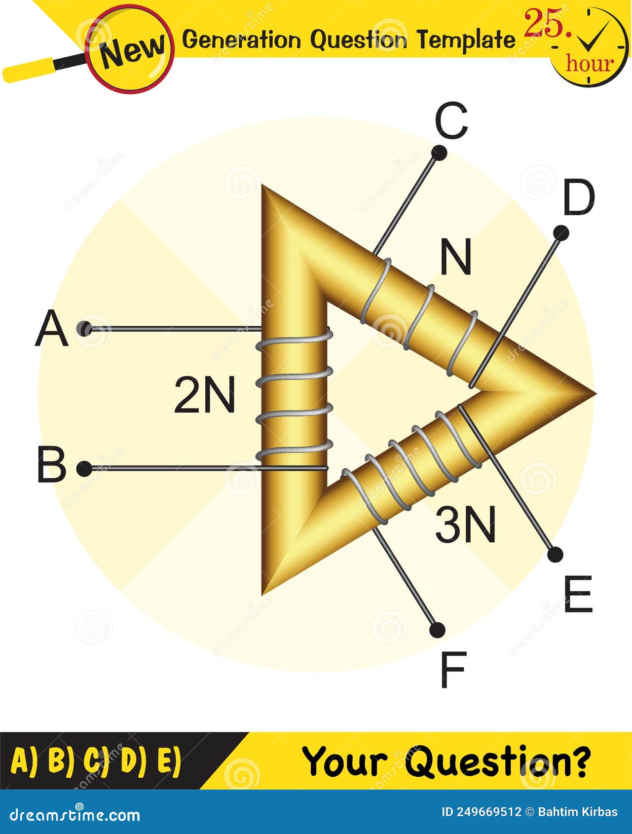 Alternating Current AC Symbol Sign Isolate On White Background,Vector ...