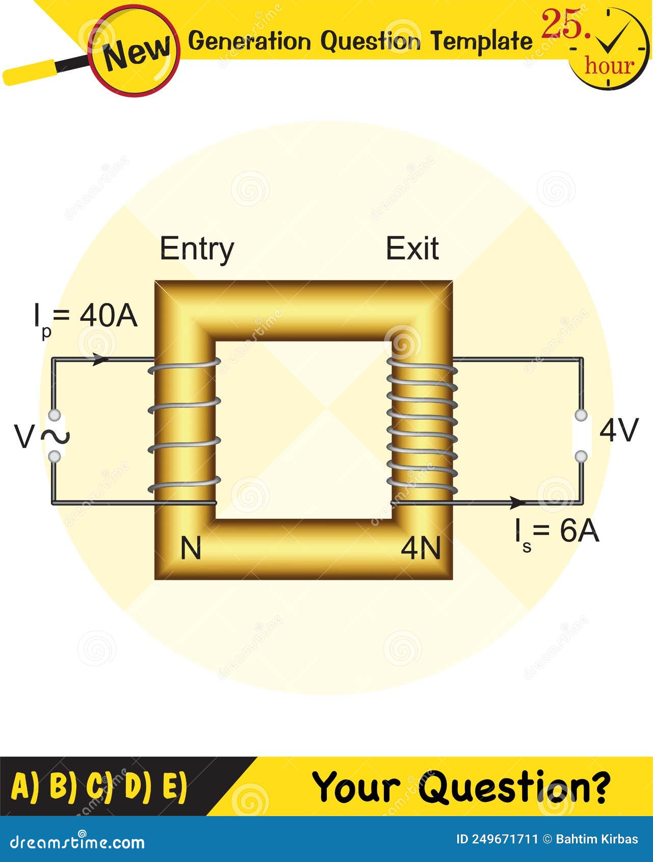 Physics, Simple Electric Motor, Alternating Current and Transformers ...
