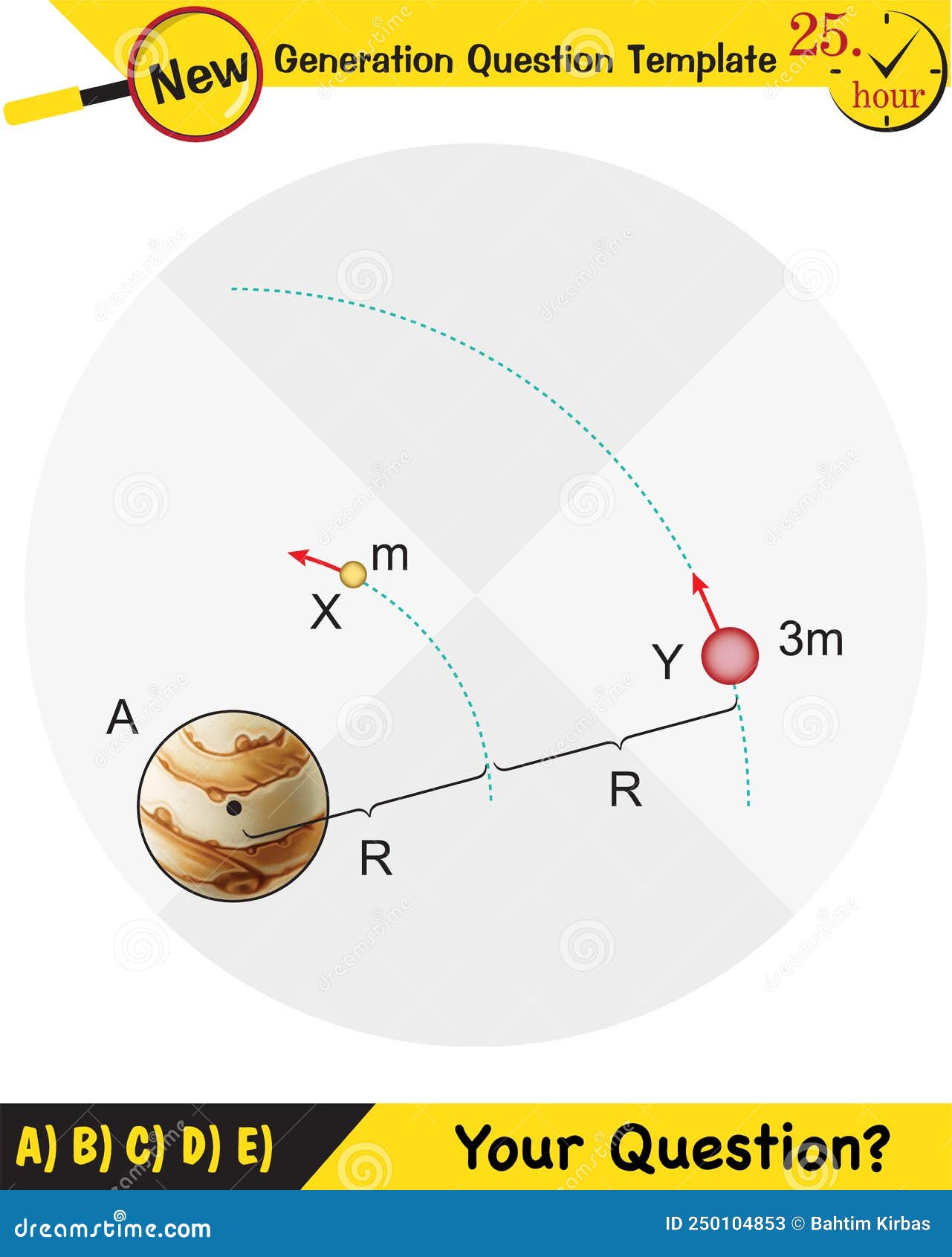 Physics, Kepler`s Second Law of Planetary Motion Stock Vector ...