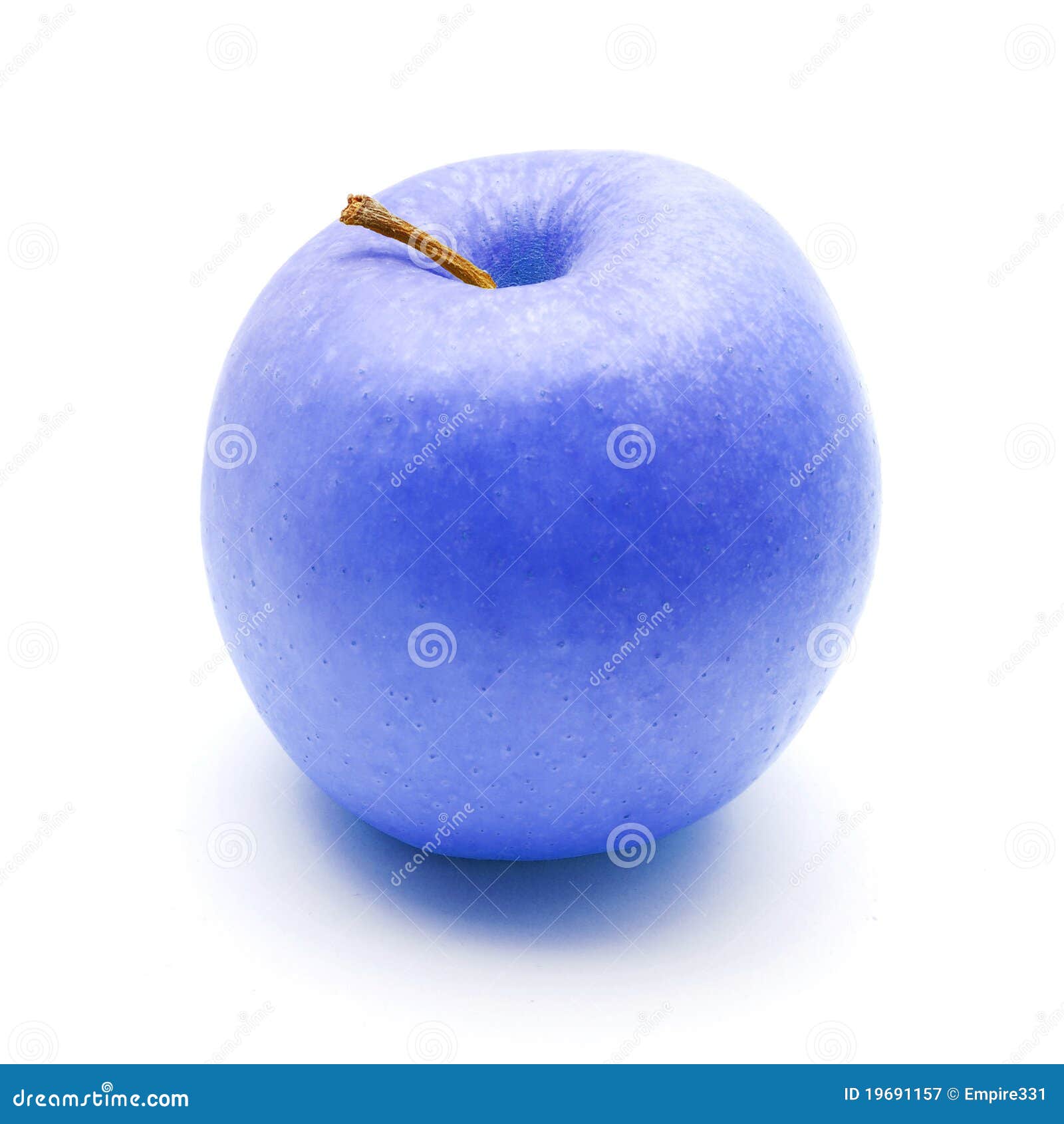 Manzana azul imagen de archivo. Imagen de alimento, veneno - 19691157