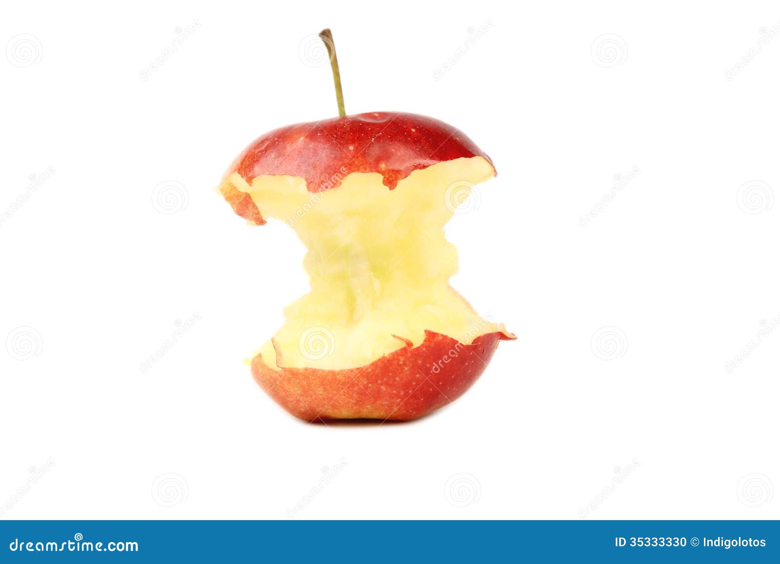 Manzana mordida roja. foto de archivo. Imagen de fresco - 35333330