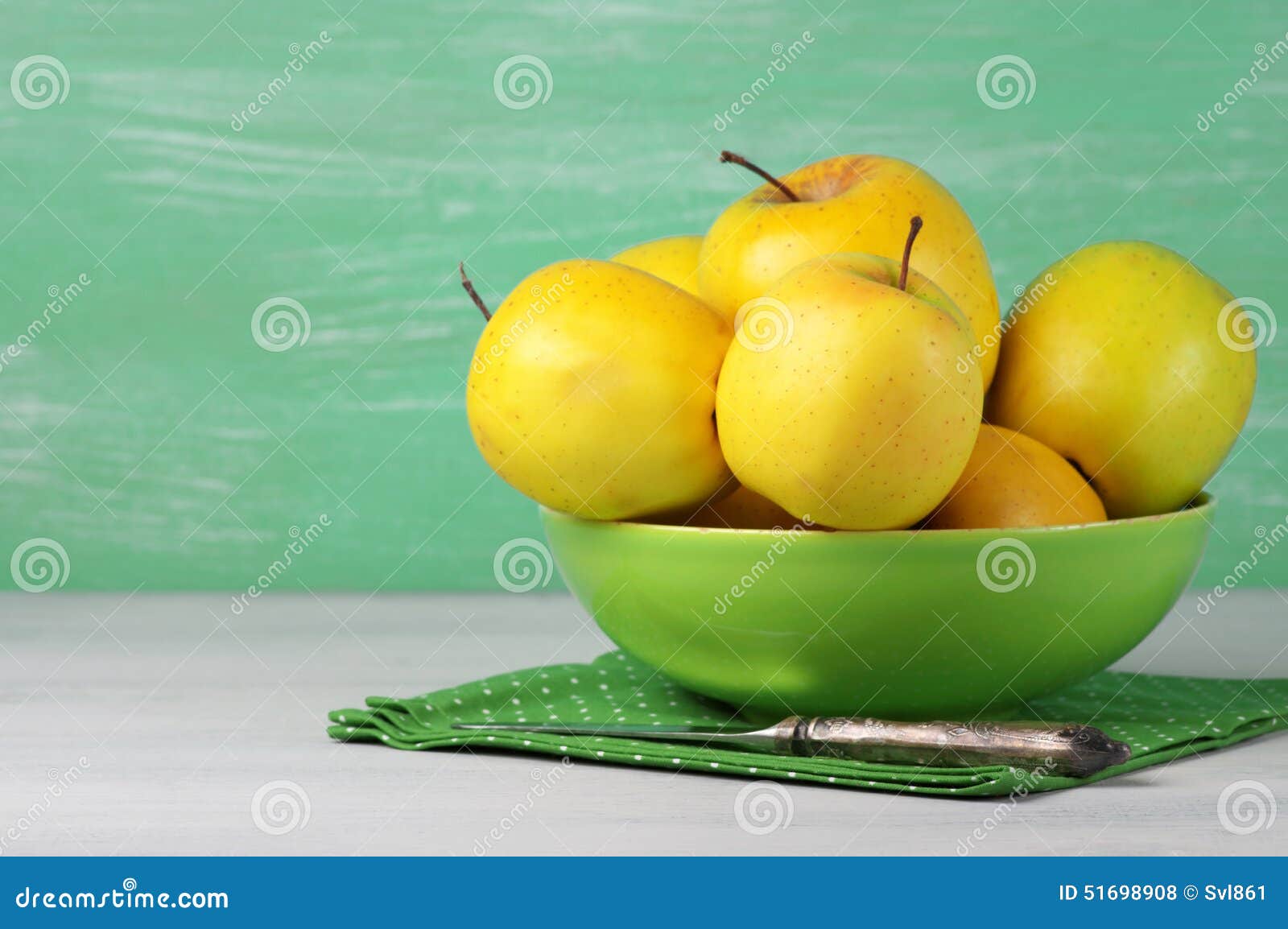 Manzanas "golden Delicious" Foto de archivo - Imagen de amarillo ...