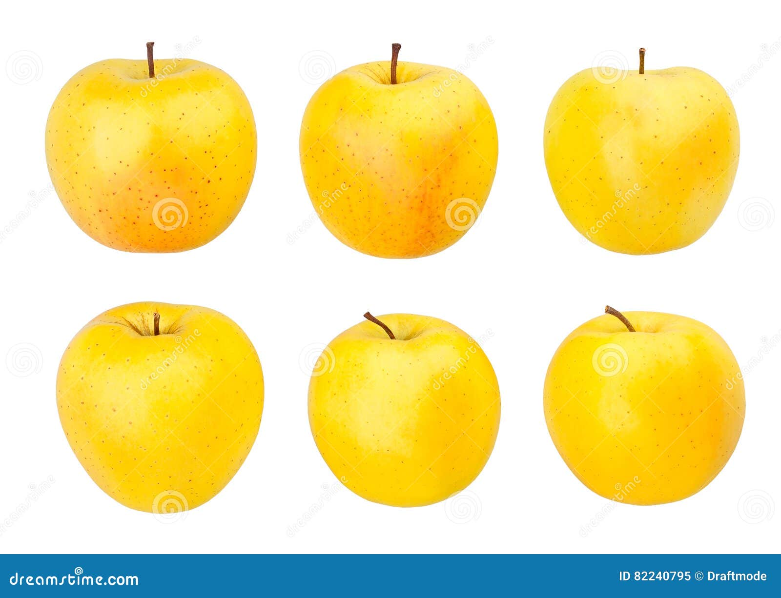 Manzanas "golden Delicious" Imagen de archivo - Imagen de blanco ...
