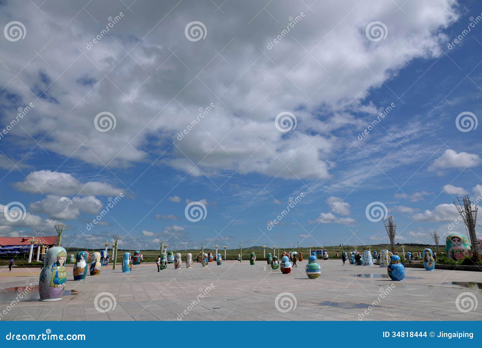 Manzhouli Matryoshka Square Editorial Stock Image - Image of beauty ...