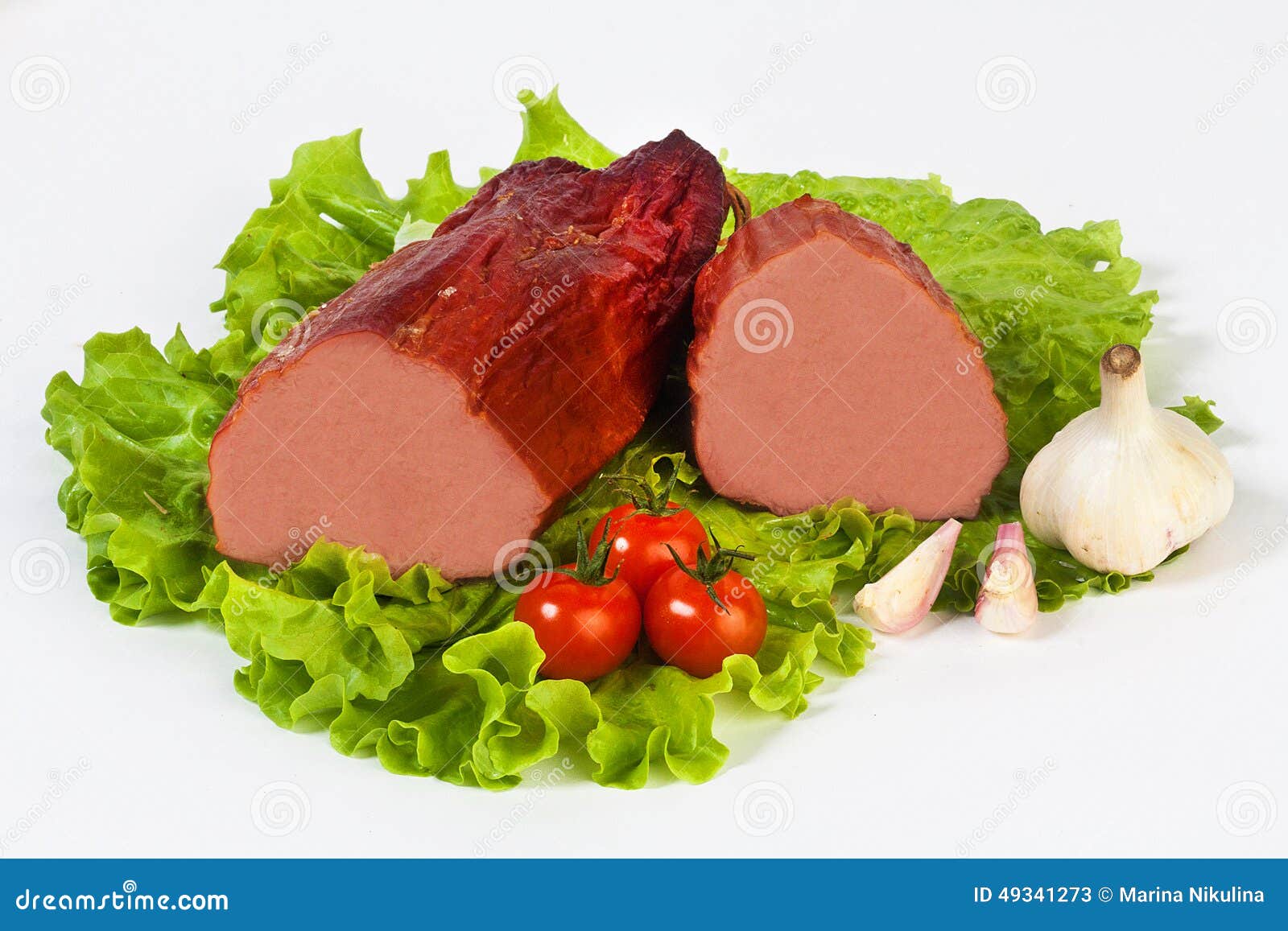 Manzo affumicato immagine stock. Immagine di freddo, erba - 49341273