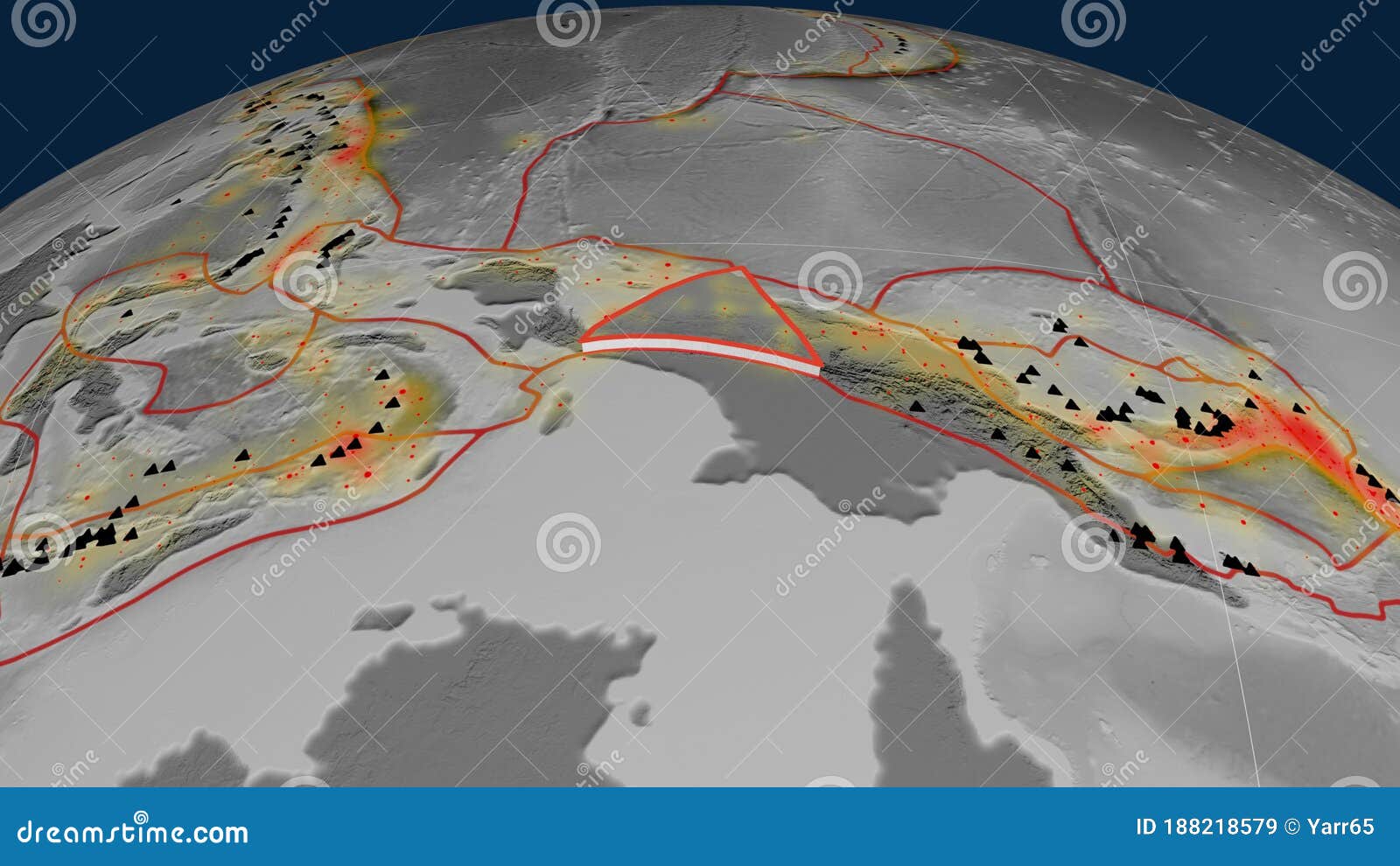 Maoke Plate Extruded - Grayscale Stock Illustration - Illustration of ...