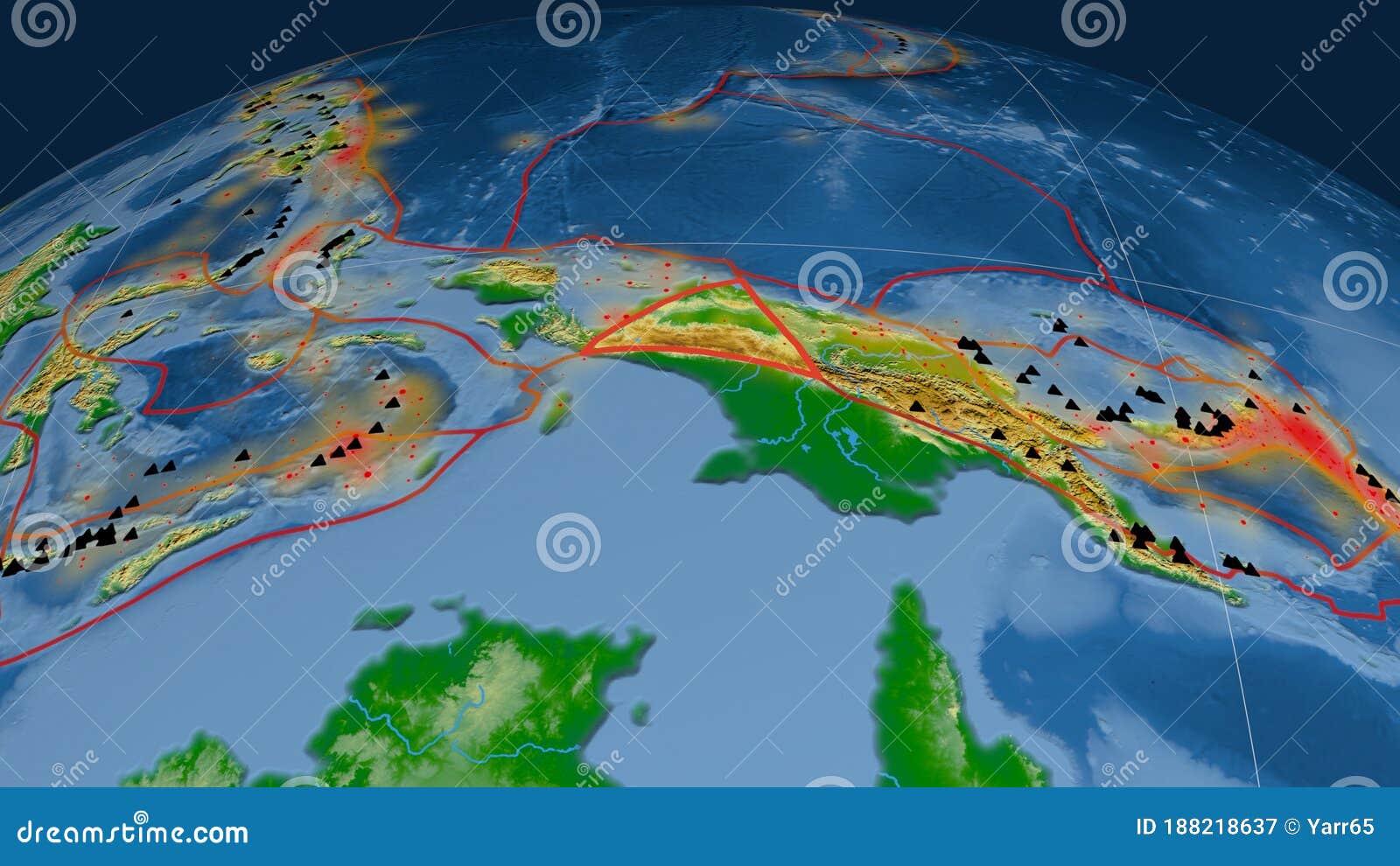 Maoke Plate Outlined - Physical Stock Illustration - Illustration of ...