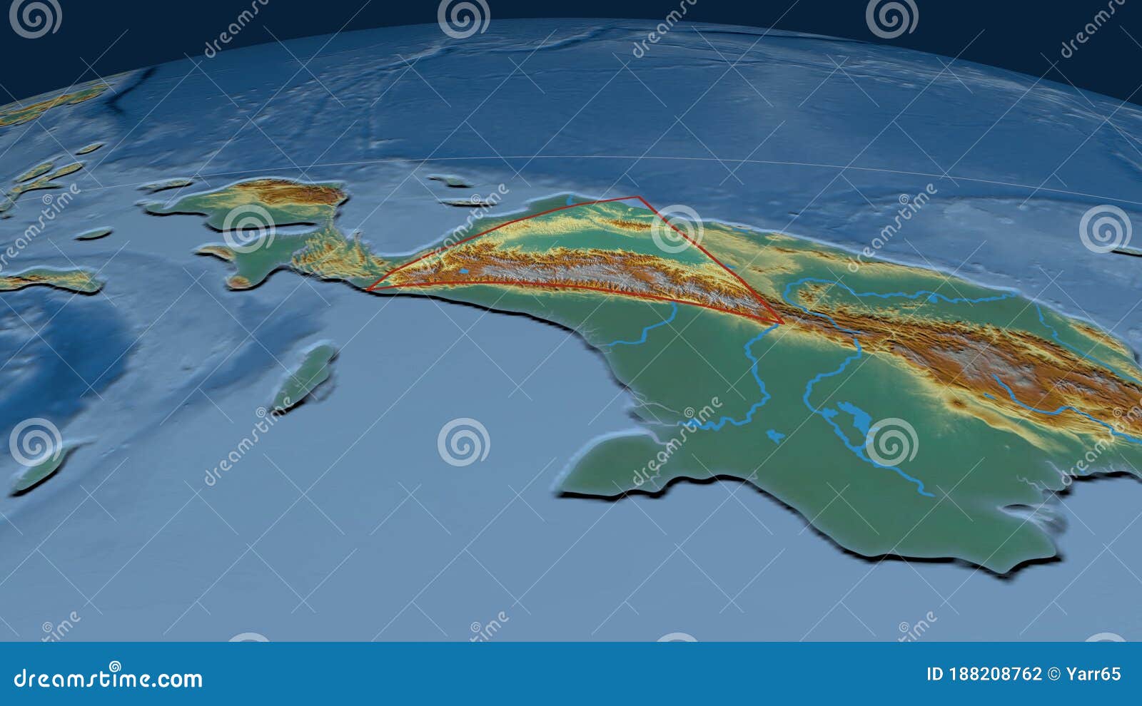 Maoke Plate Outlined - Relief Stock Illustration - Illustration of ...