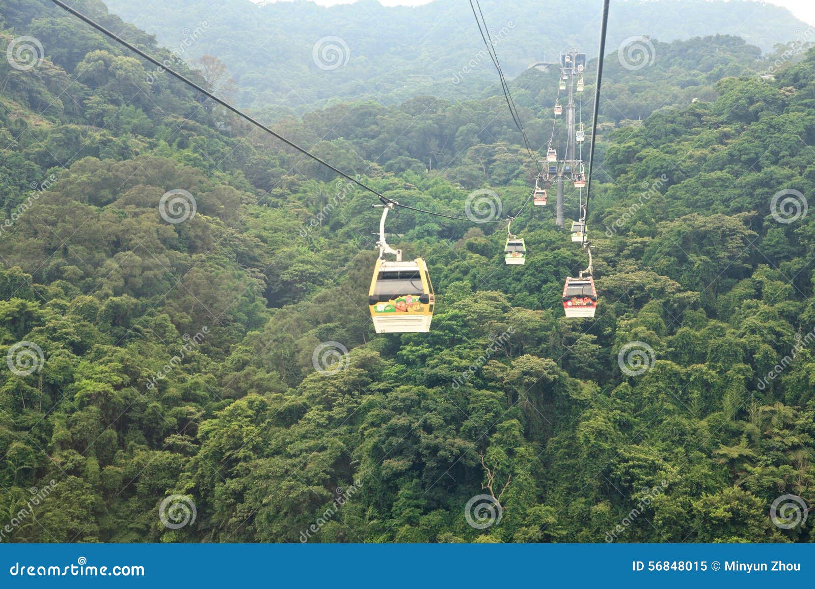 The Maokong Gondola in Taibei,Taiwan. Editorial Image - Image of ...