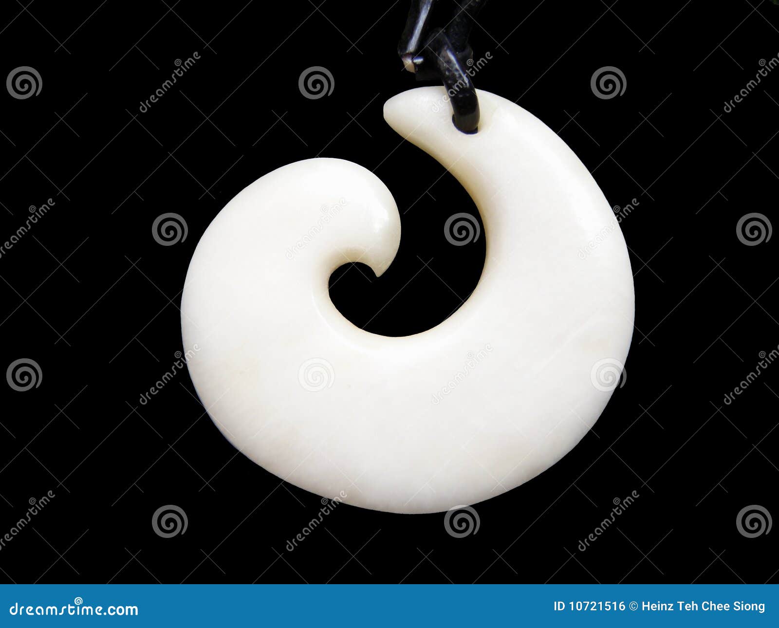Maori Bone Carving Pendant stock photo. Image of culture - 10721516