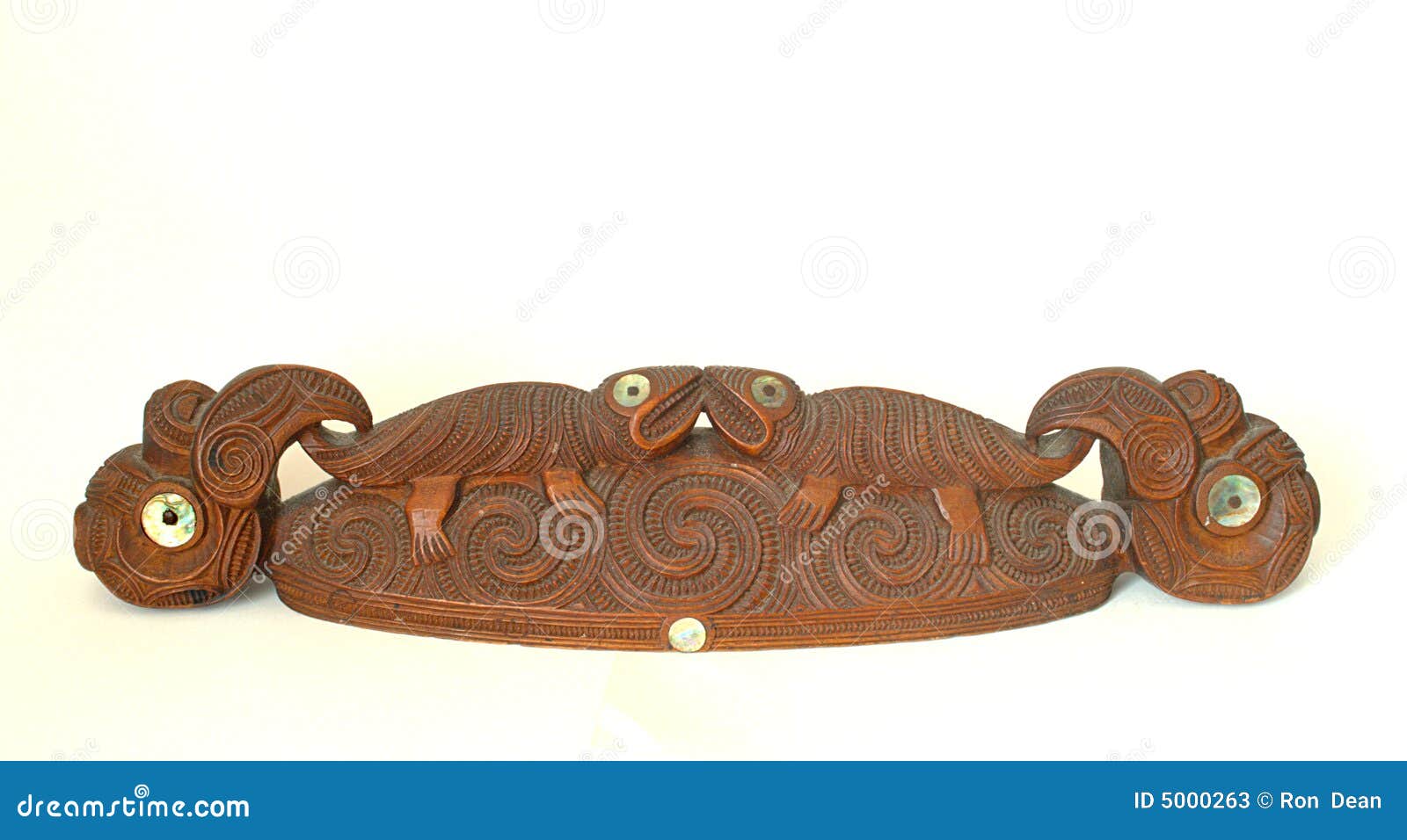 Long Maori Ceremonial Waka, Or Canoe, Tauranga, New Zealand Editorial ...