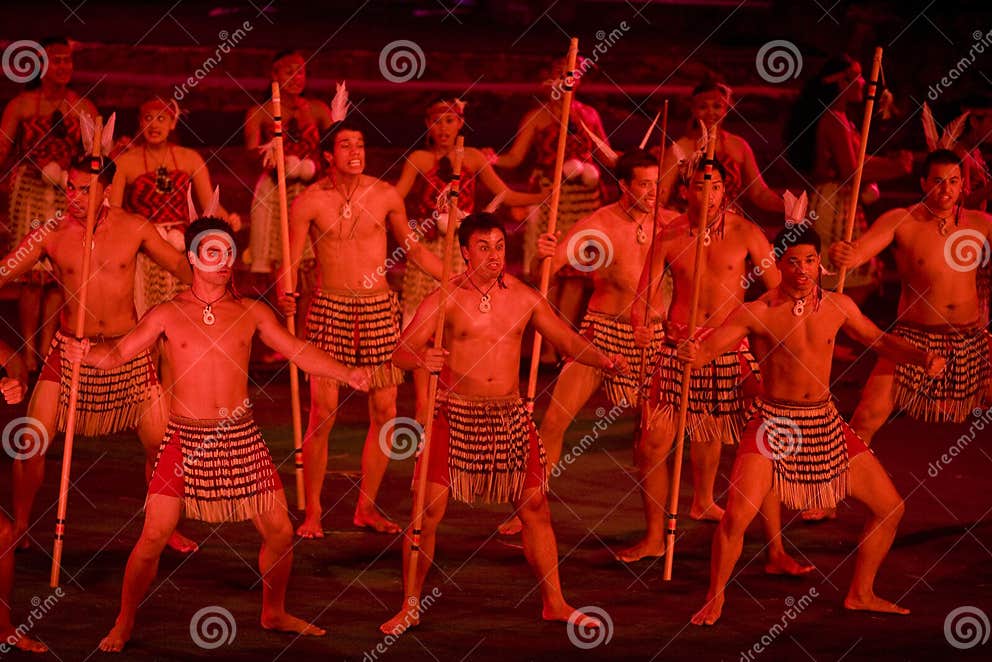 Maori Haka editorial stock photo. Image of fierce, aotearoa - 7947123
