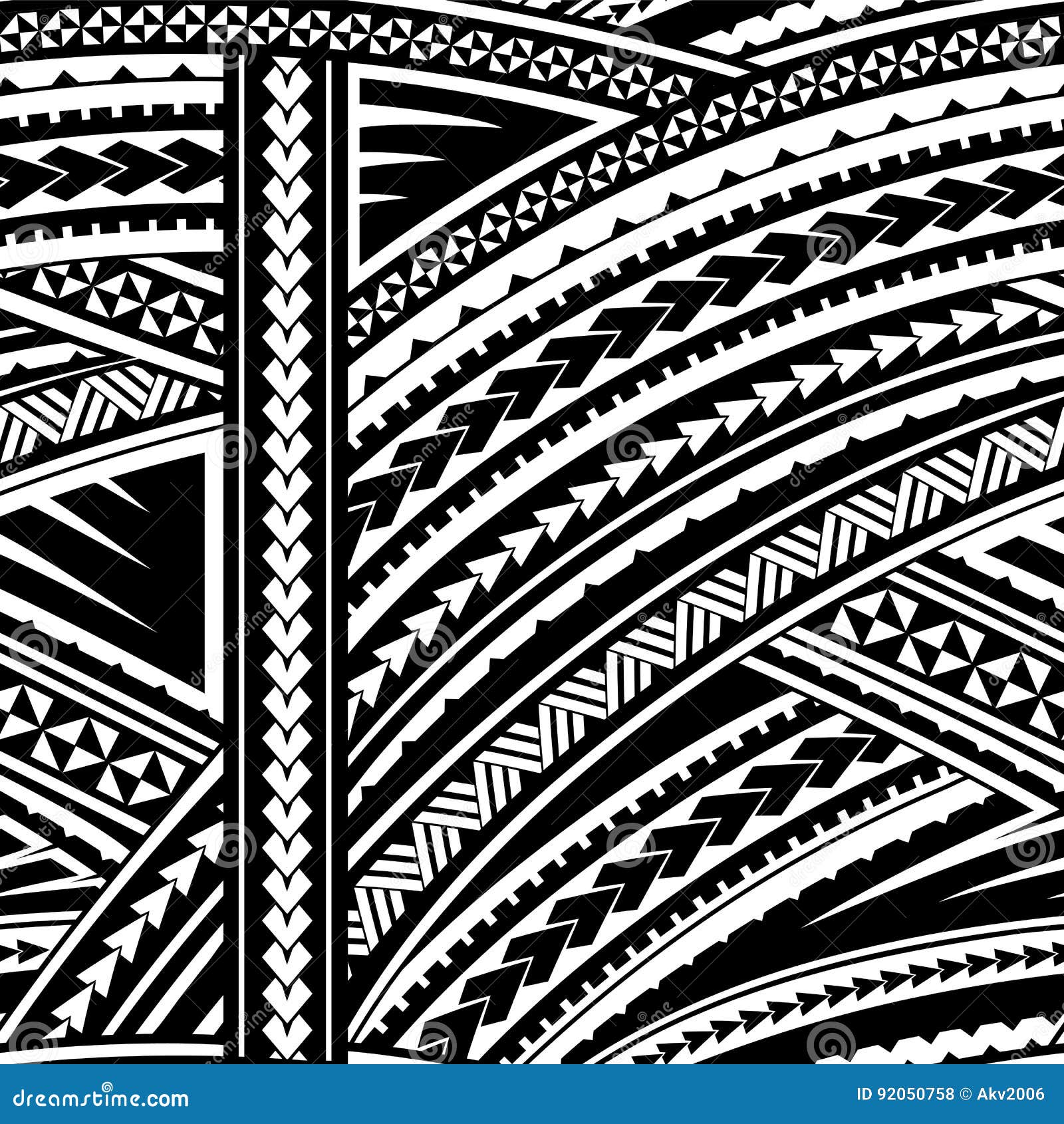 Maori Polynesian Tattoo Border Tribal Sleeve Seamless Pattern Vector ... Maori Polynesian Tattoo Border Tribal Sleeve Seamless Pattern Vector ...