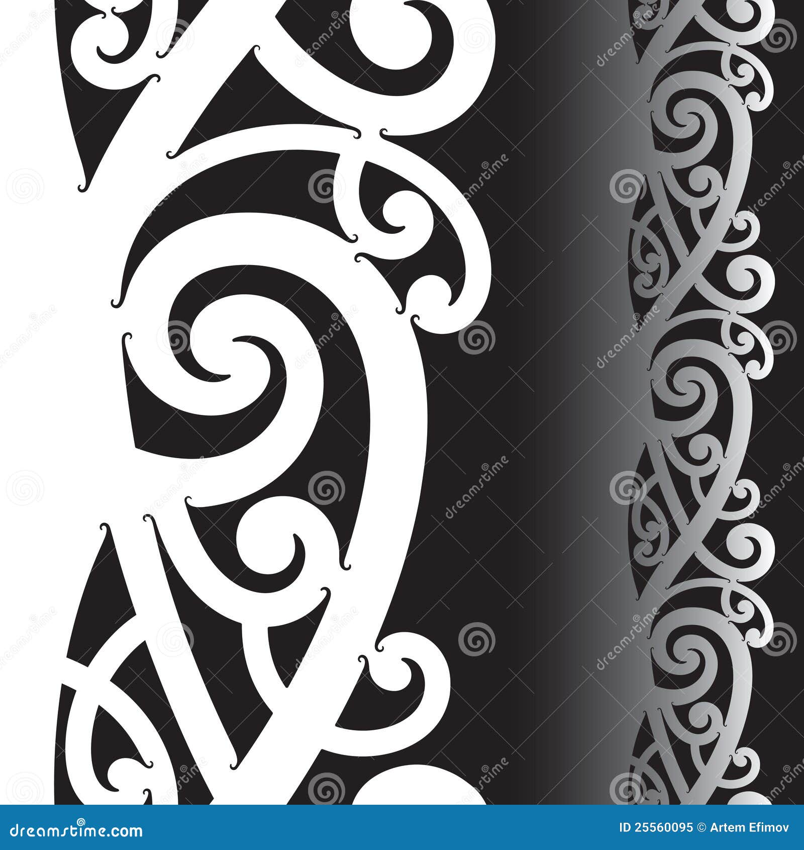 Tattoo Pattern Maori,ethic Tribal Template . Vector Illustration ...
