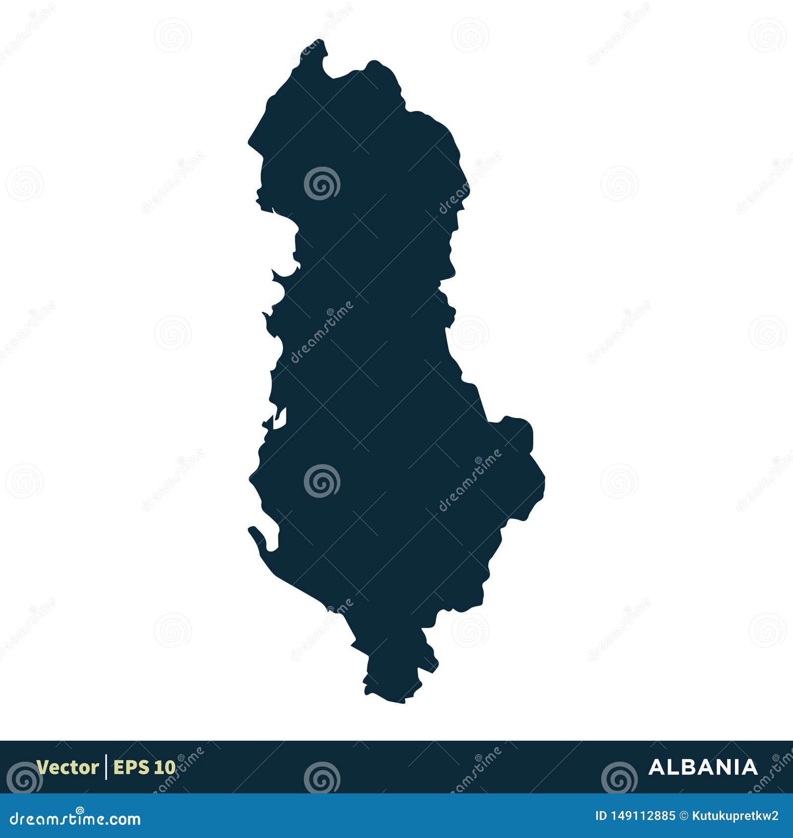 Albania - Europe Countries Map Vector Icon Template Illustration Design ...