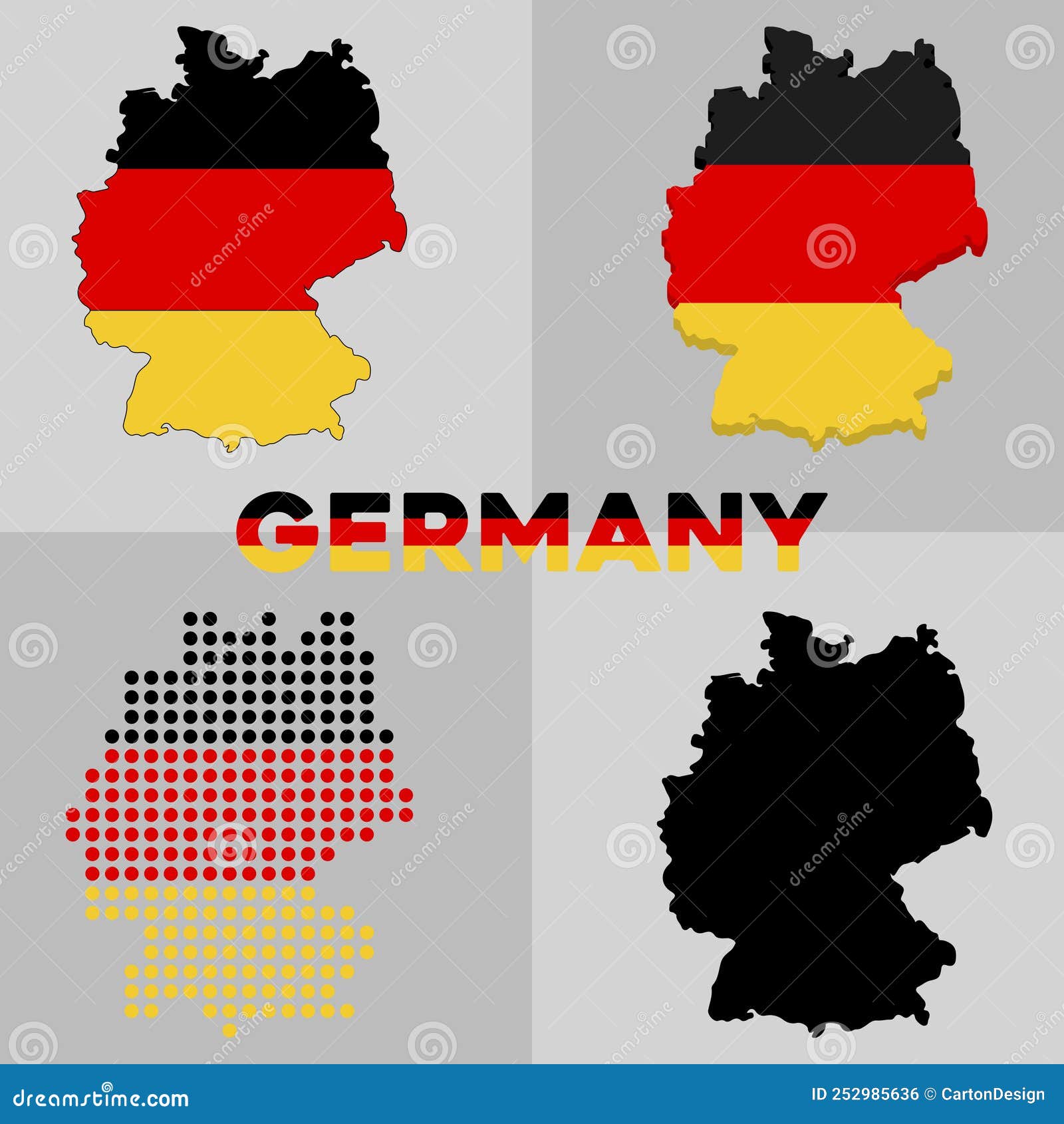 Germany vector map stock vector. Illustration of bavaria - 252985636