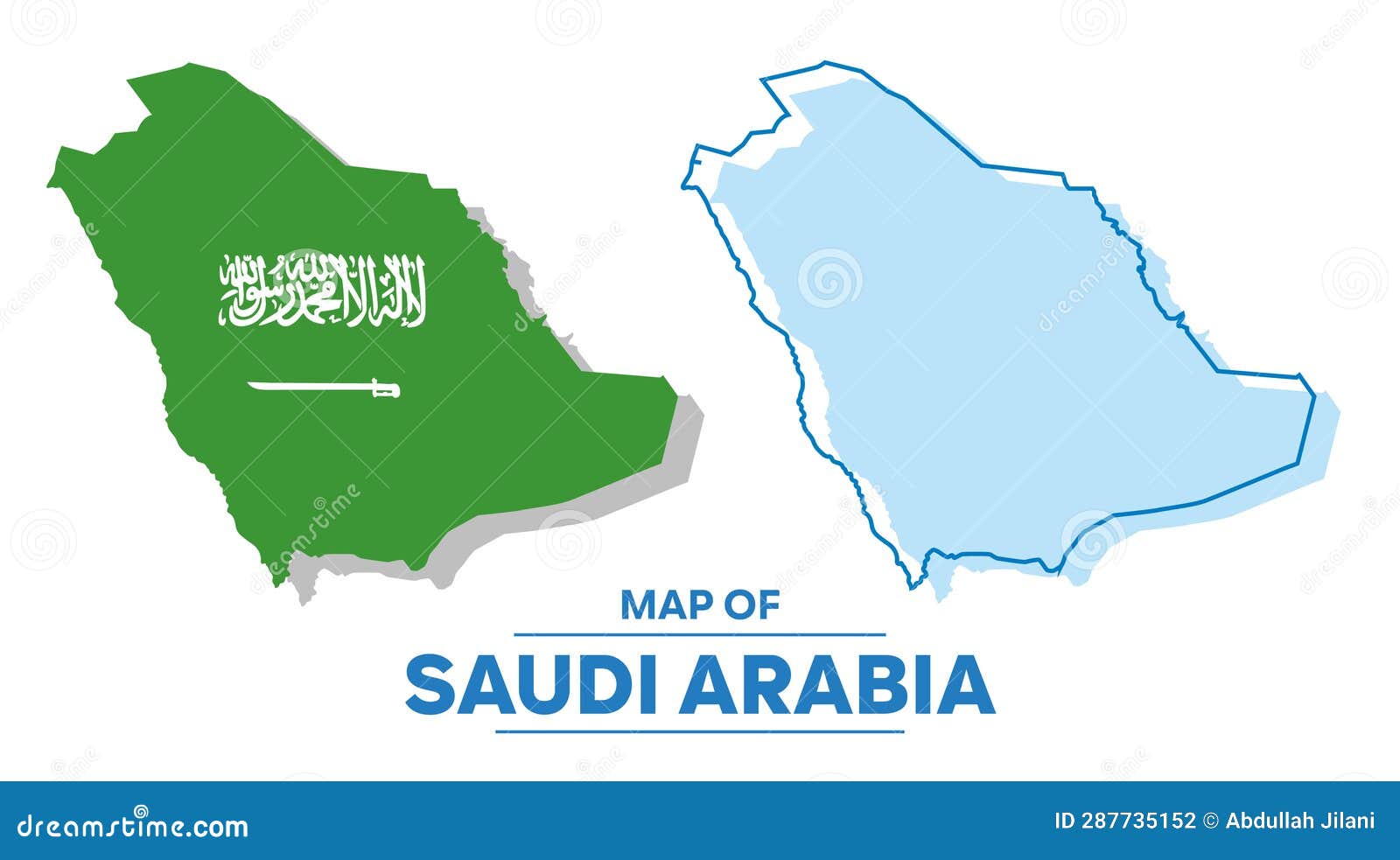 Vector Map Saudi Arabia Made Puzzle Pieces | CartoonDealer.com #214076362