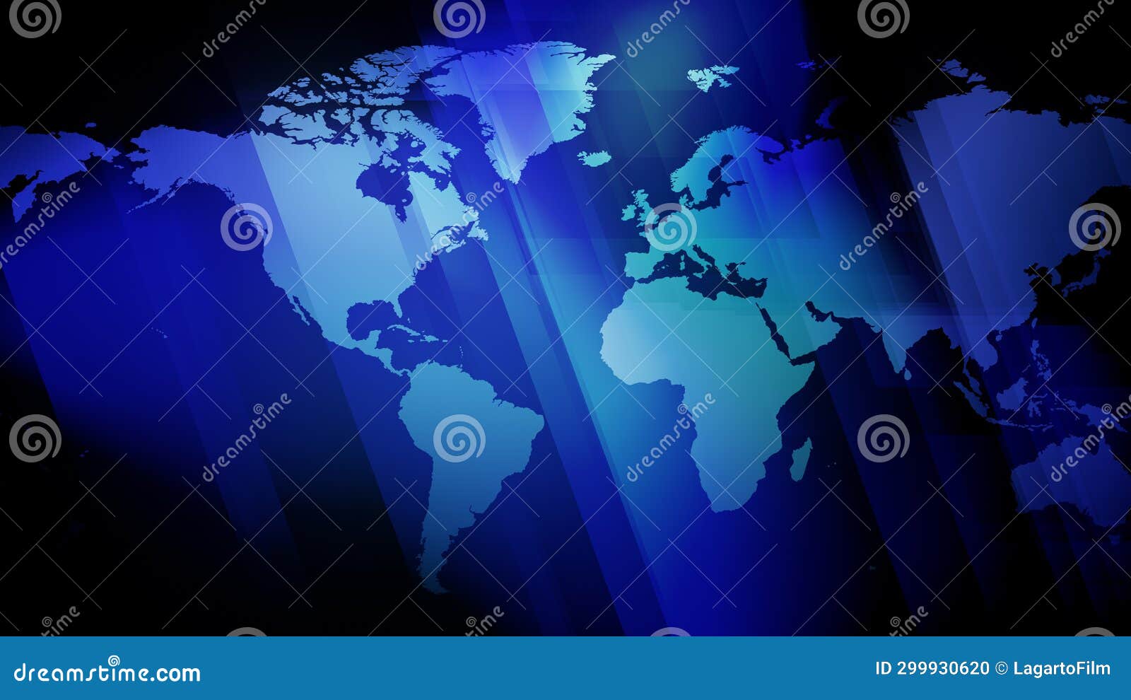 Earthly Map Abstract Background Breaking News from Worldwide Continents ...