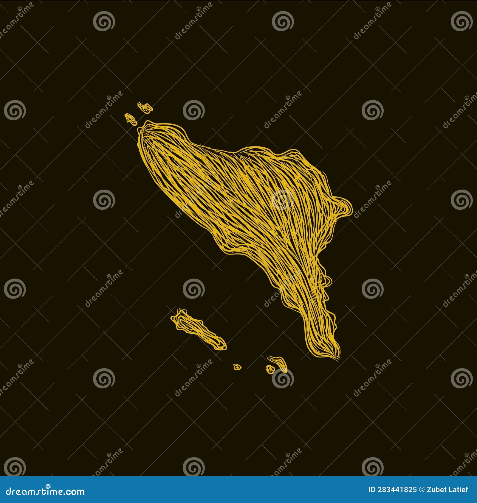 Map Aceh Illustration Artwork Silhouette Design Stock Vector ...