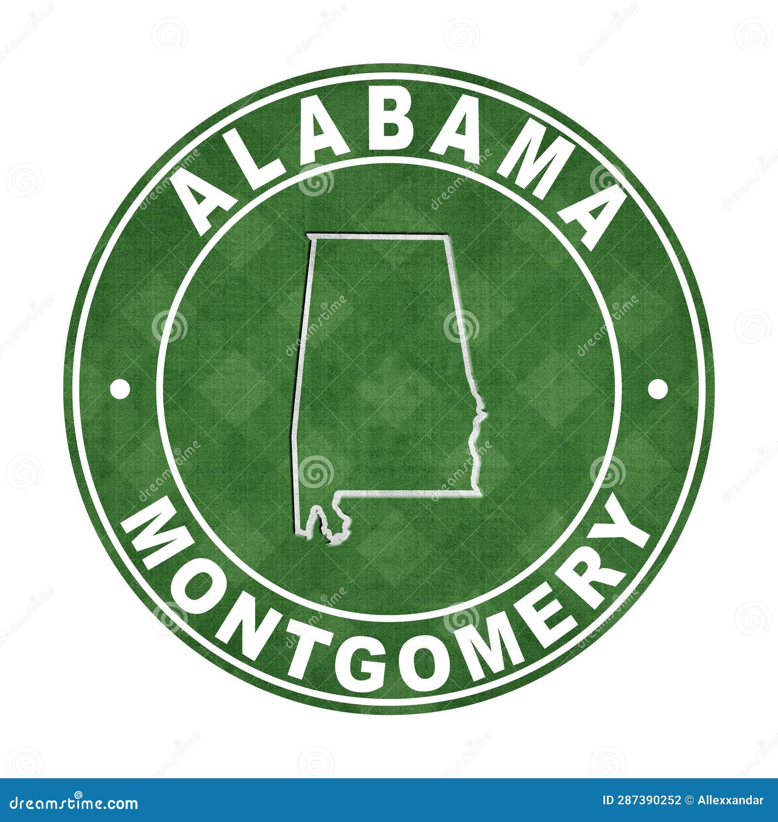 Map of Alabama Football Field Stock Illustration - Illustration of ...