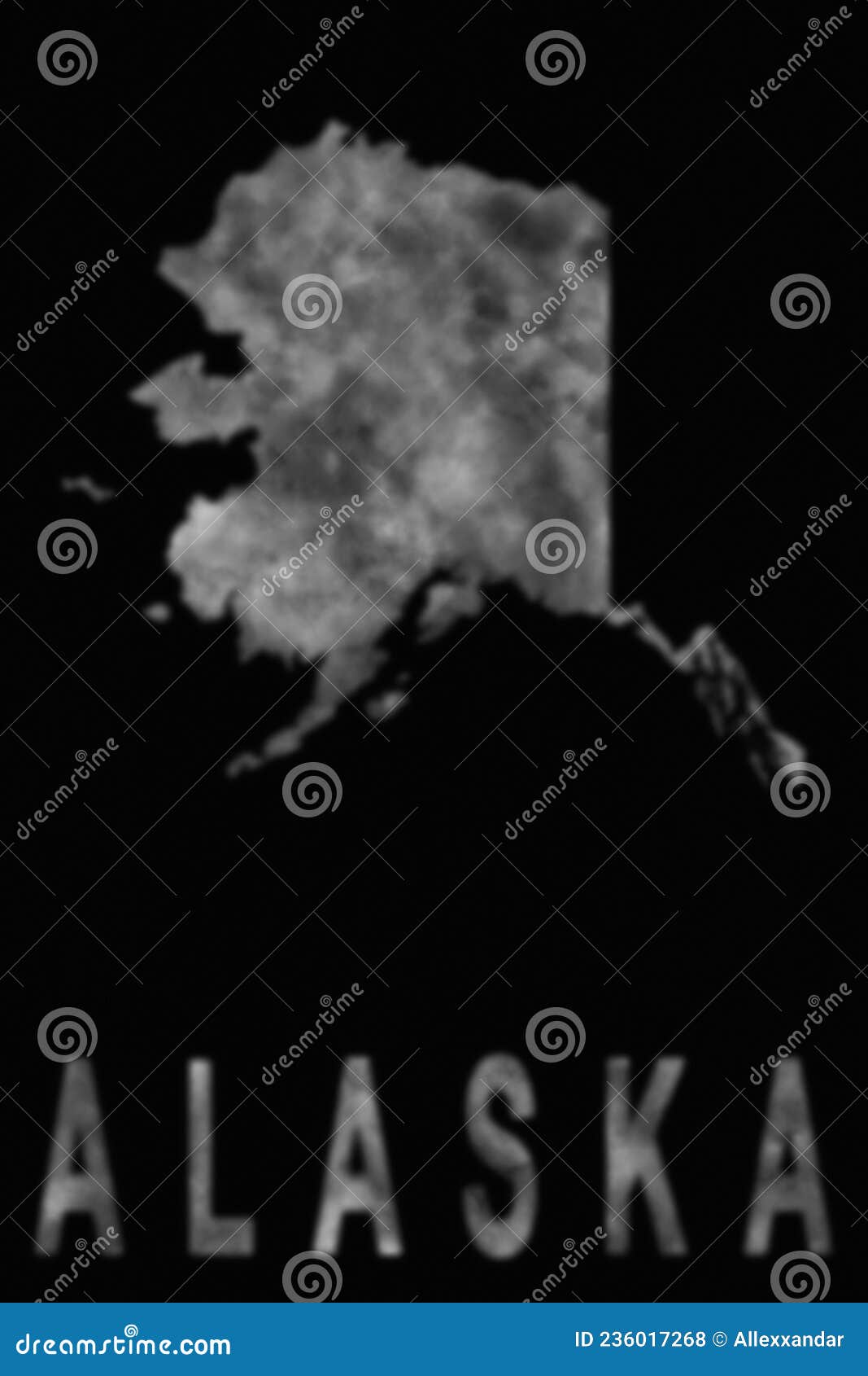 Map of Alaska Made of Smoke, Air Pollution Stock Photo - Image of ...