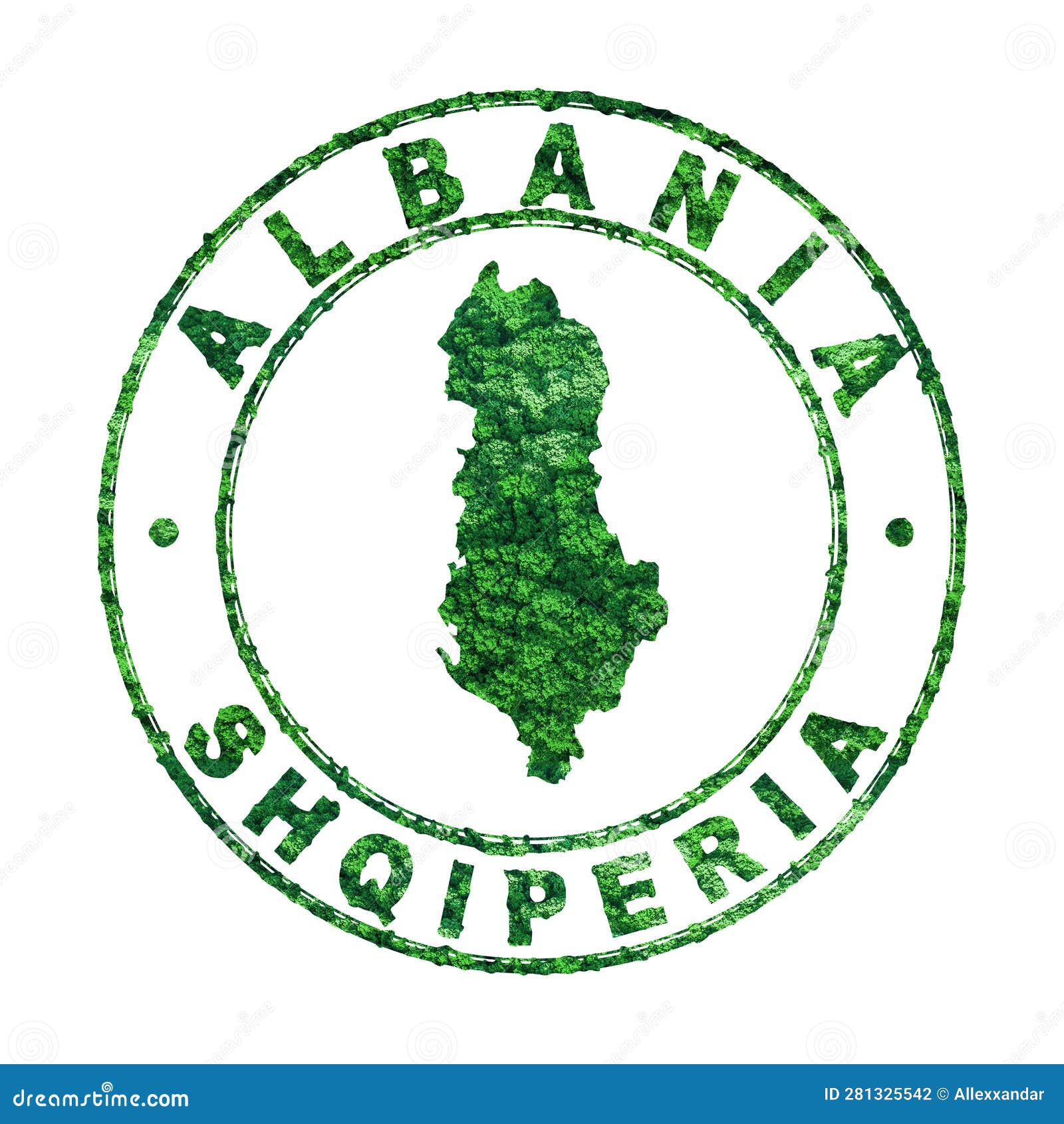 Map of Albania, Postal Stamp, Sustainable Development, CO2 Emission ...