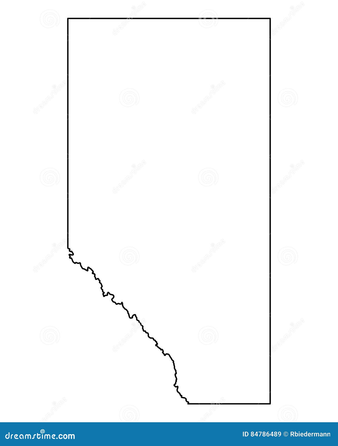 Map of Alberta stock vector. Illustration of alberta - 84786489