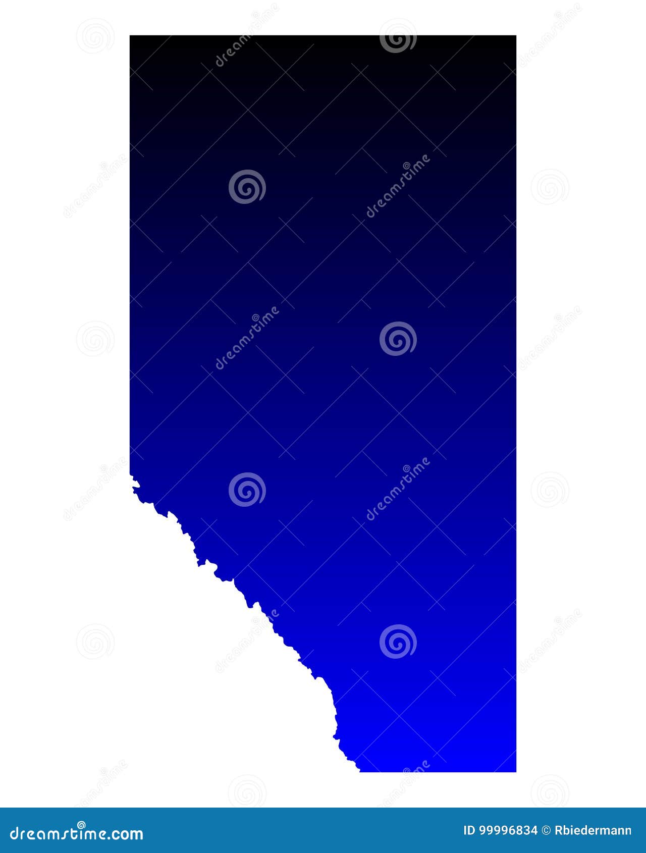 Map of Alberta stock vector. Illustration of cartography - 99996834