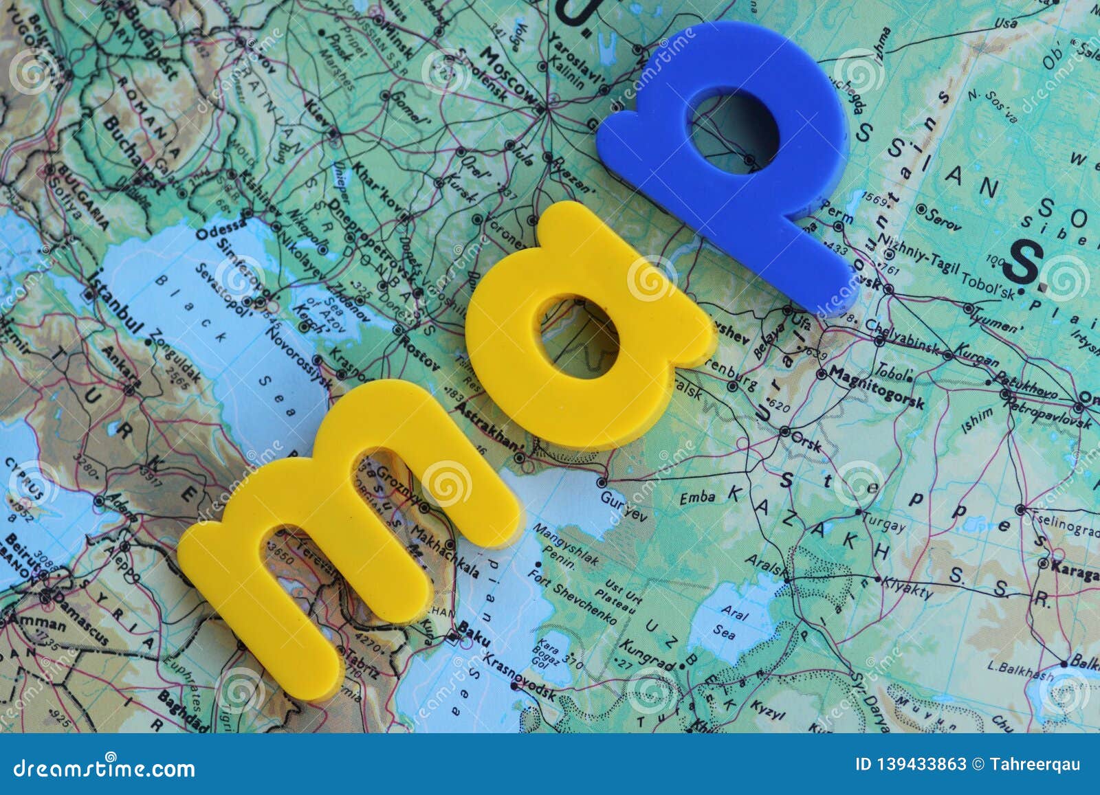 Map Written with Alphabet Blocks Stock Image - Image of alphabet ...