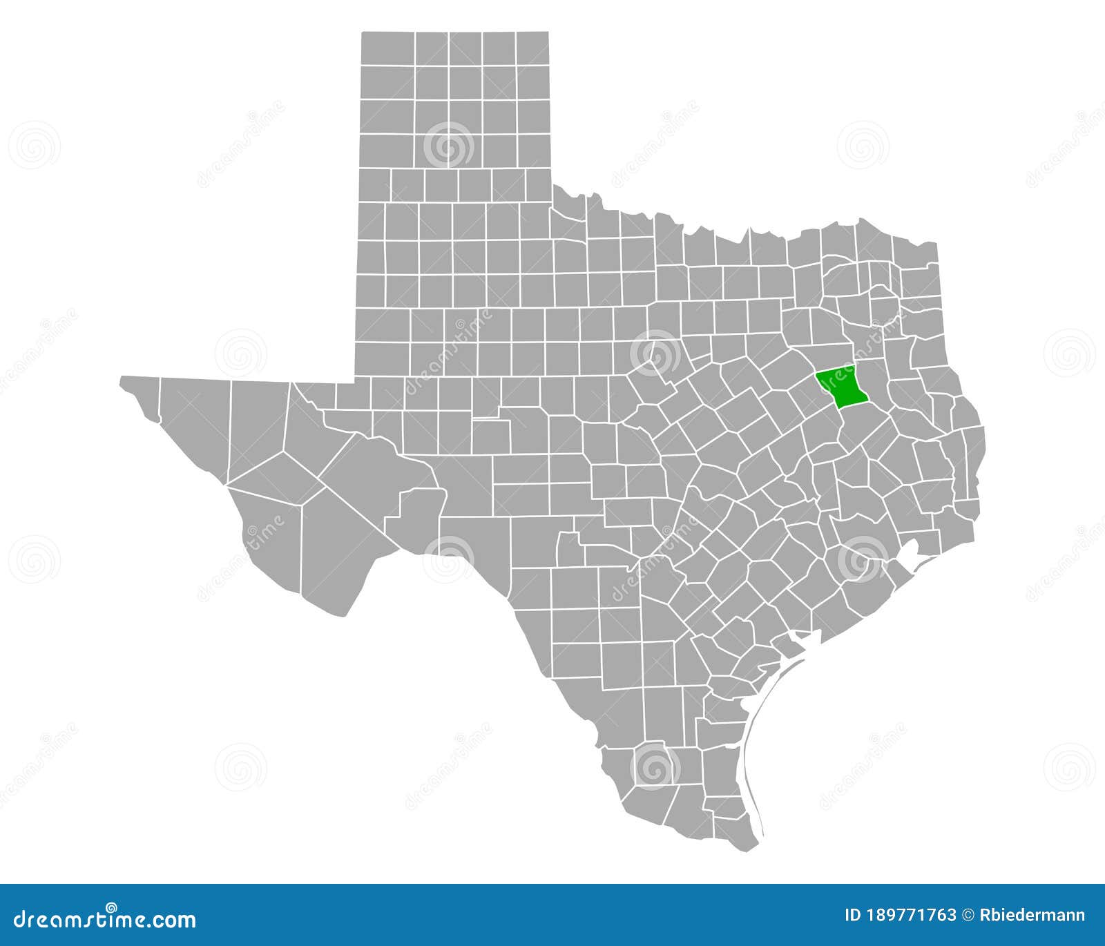 Map of Anderson in Texas stock vector. Illustration of contour - 189771763