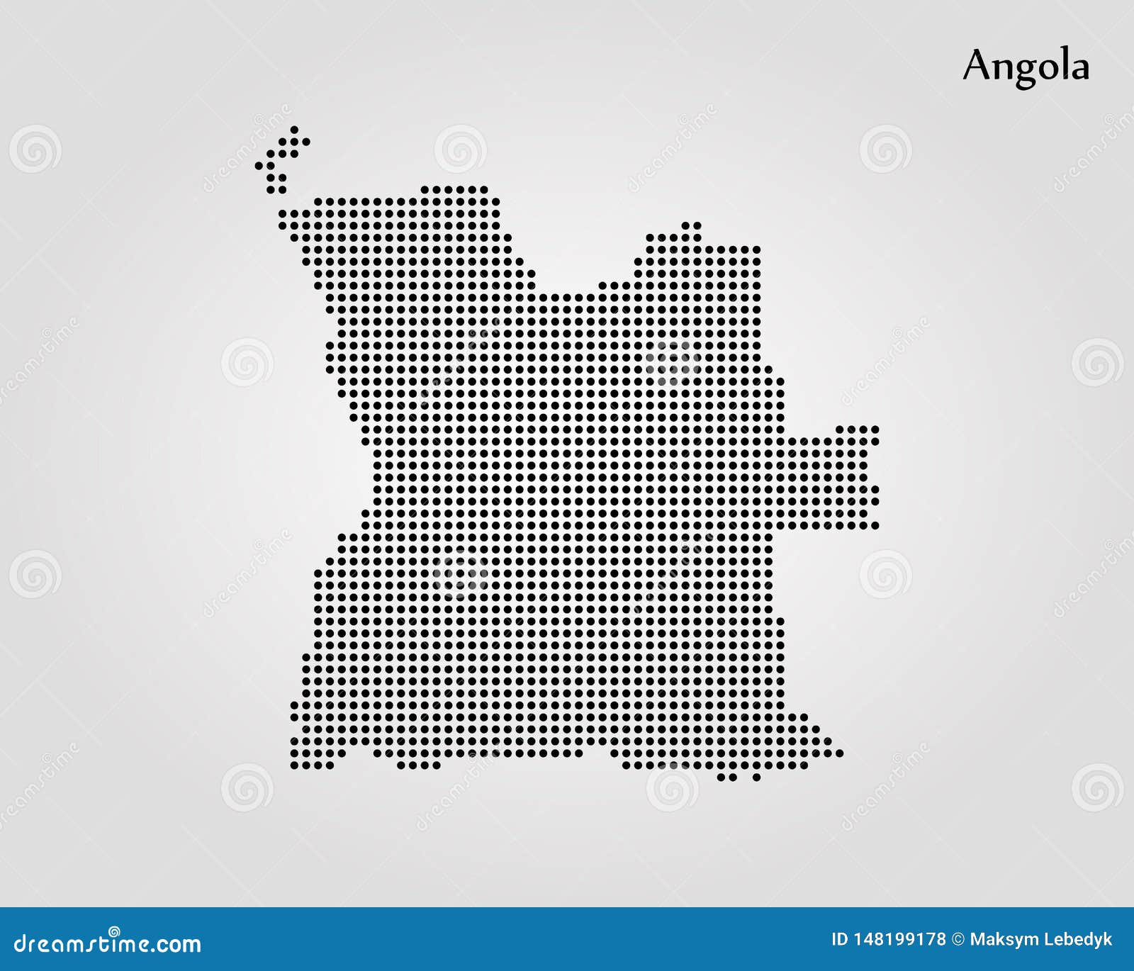 Map of Angola. Vector Illustration. World Map Stock Illustration ...