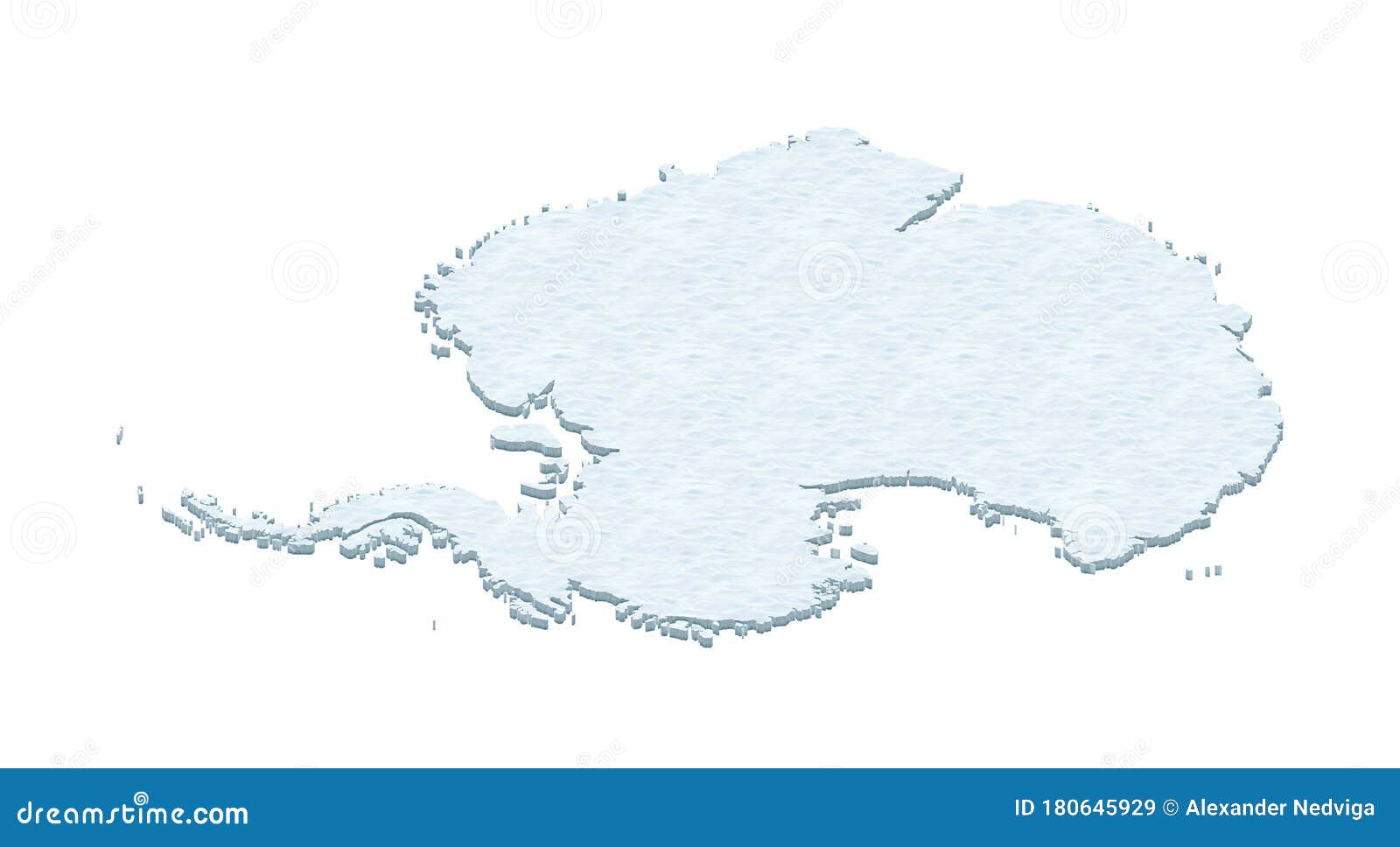 Map of Antarctica stock illustration. Illustration of geographical ...