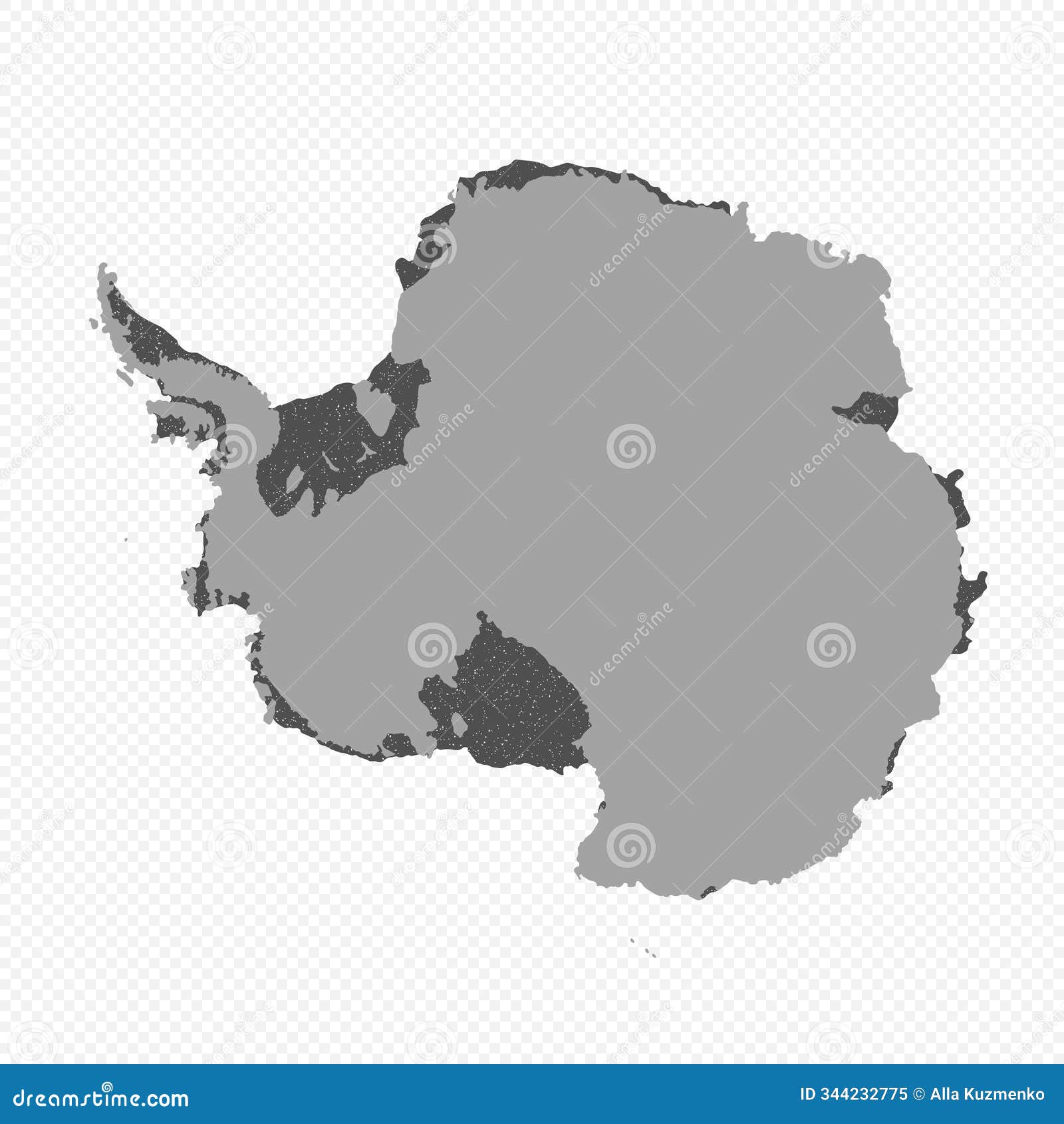 Map of Antarctica, Sign Silhouette. World Map Globe. Vector ...