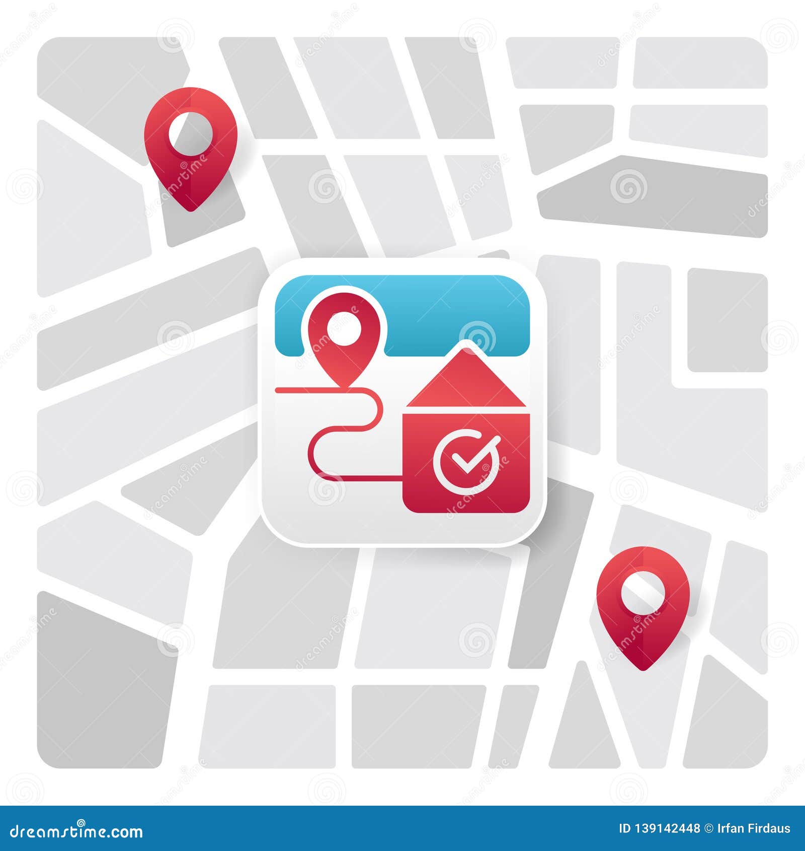 Map app icon stock vector. Illustration of discovery - 139142448