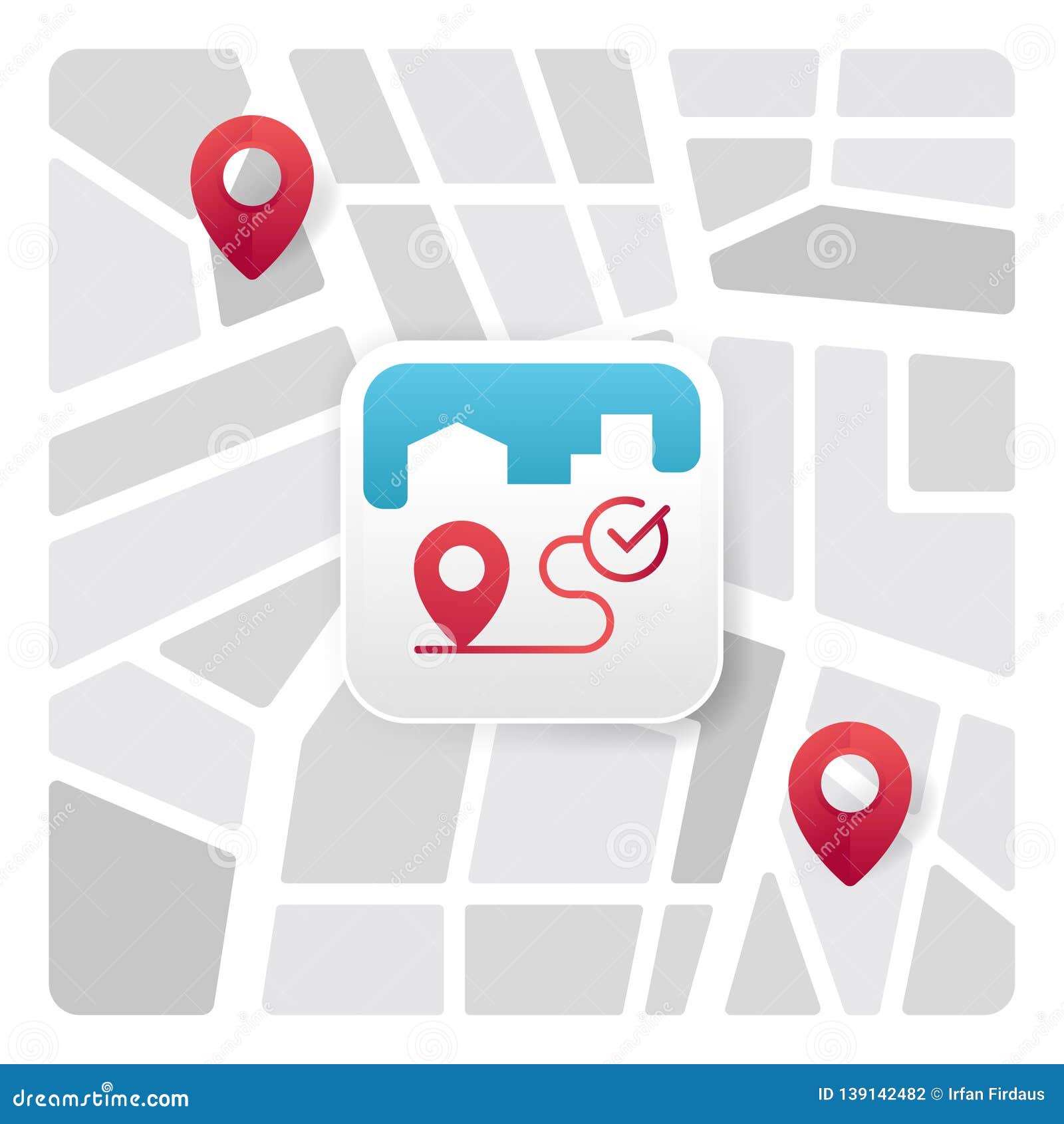 Map app icon stock vector. Illustration of discovery - 139142482