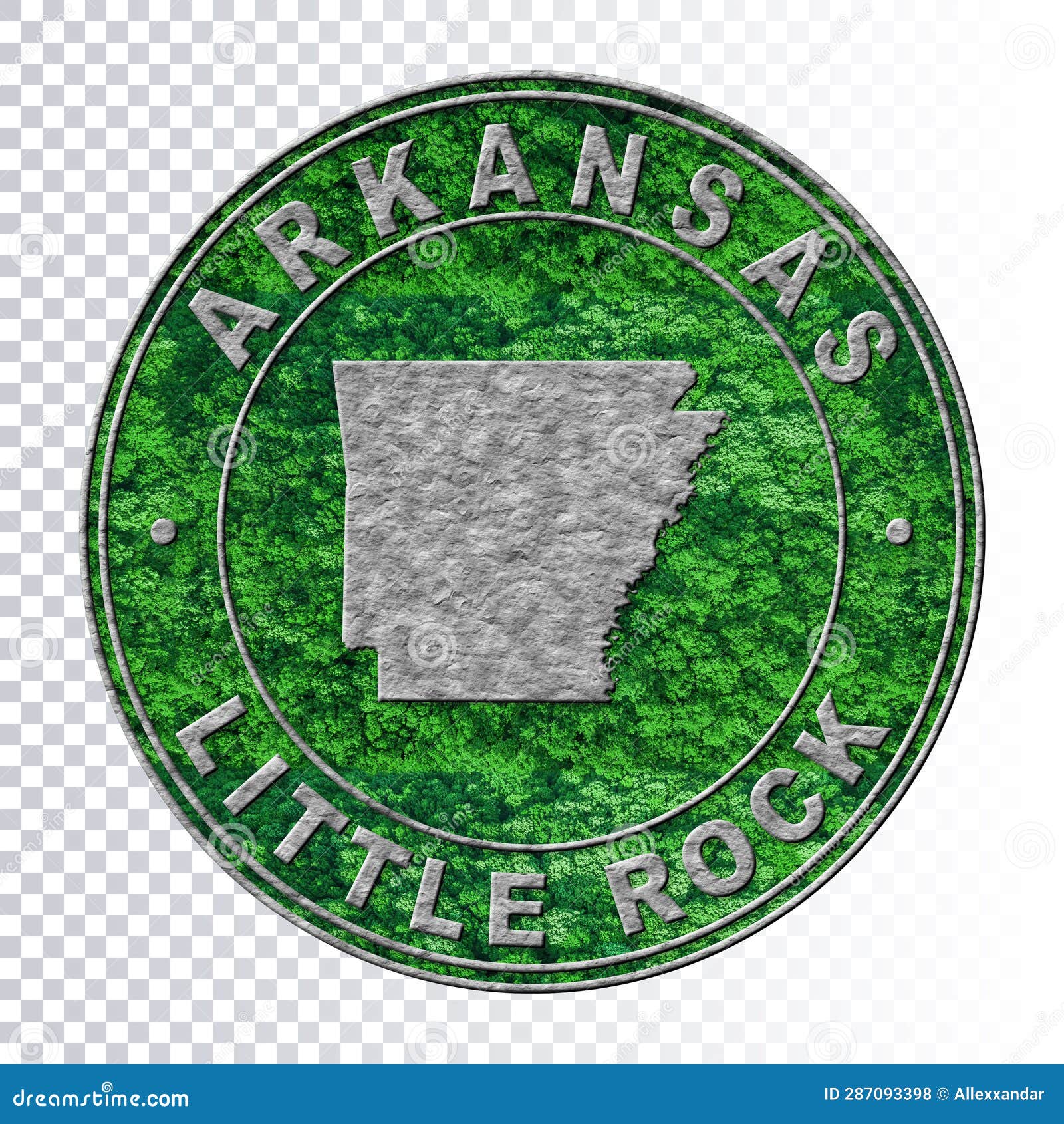 Map of Arkansas, Environment Concept, Co2 Emission Concept Stock ...
