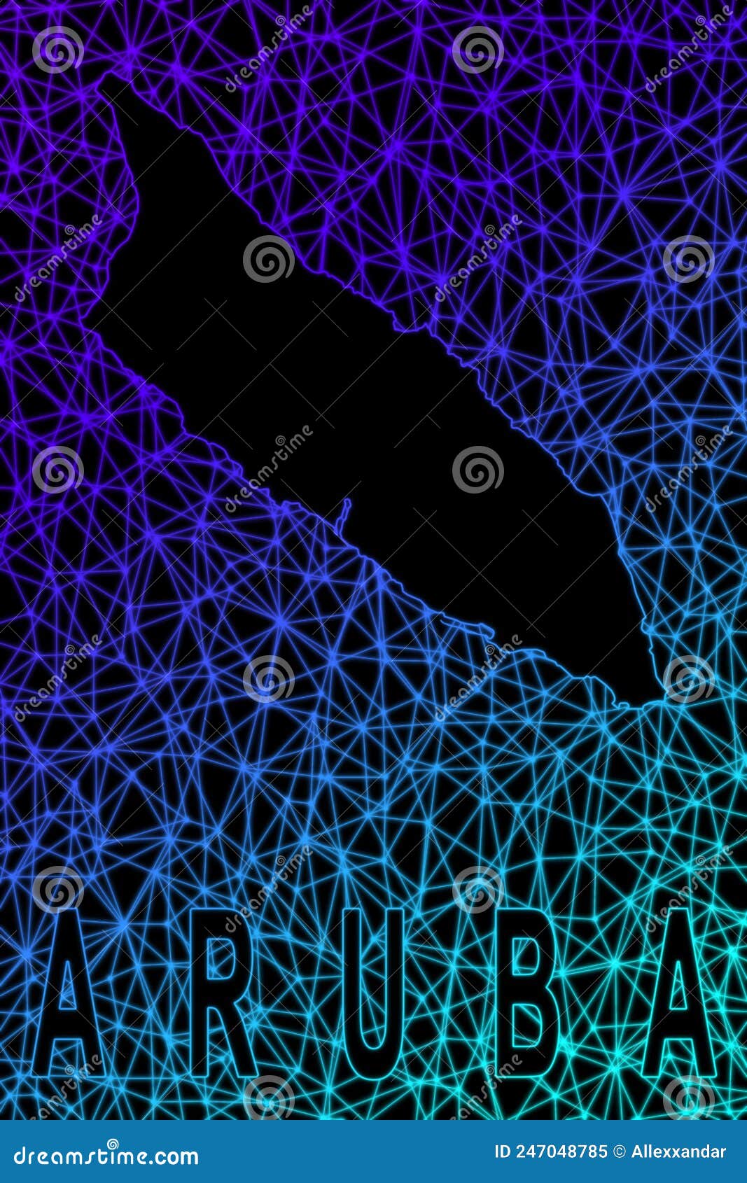Modern Of Aruba Map Connections Network Design, Best Internet Concept ...