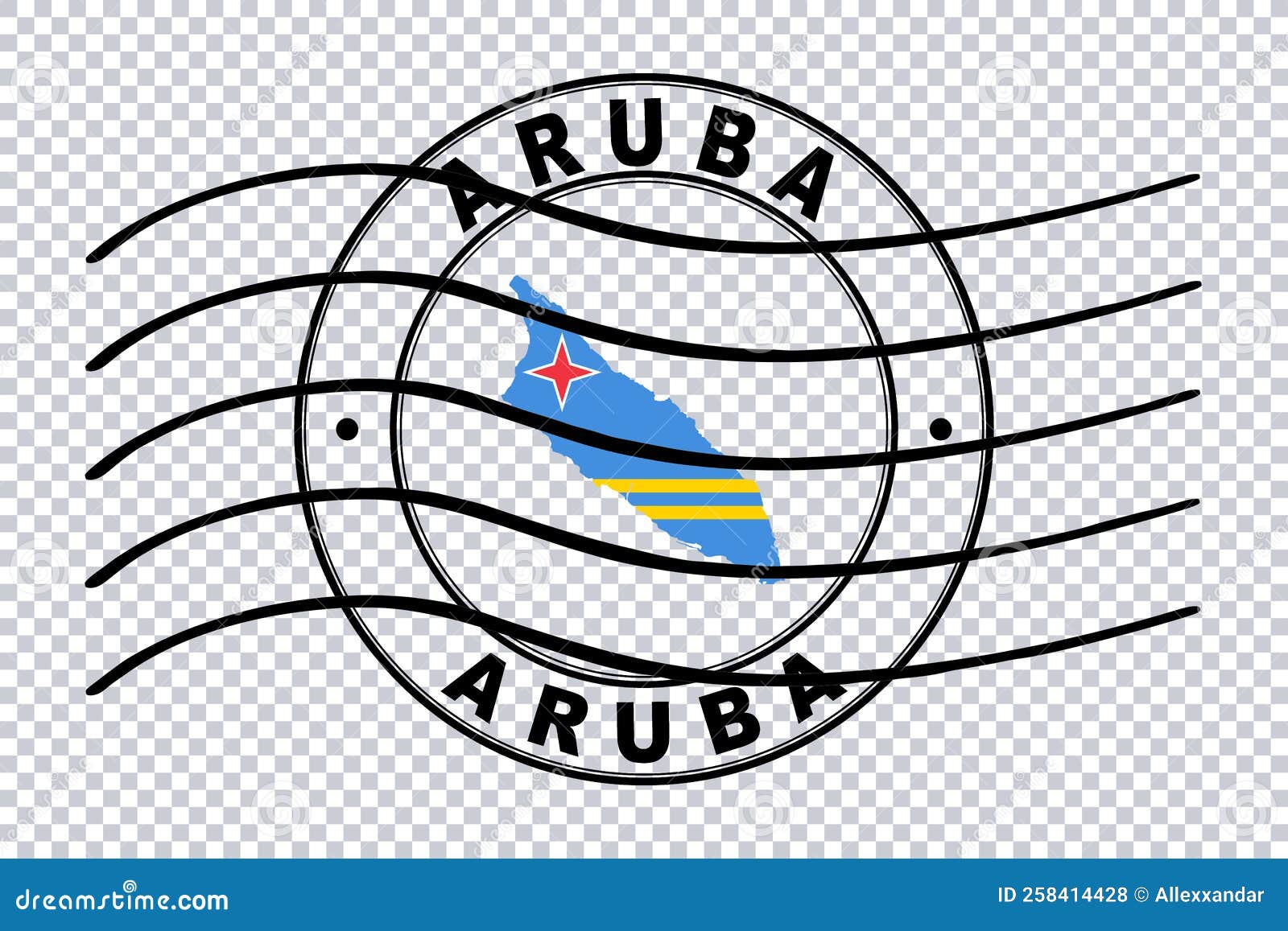 Map Of Aruba, Postal Stamp, Sustainable Development, CO2 Emission ...