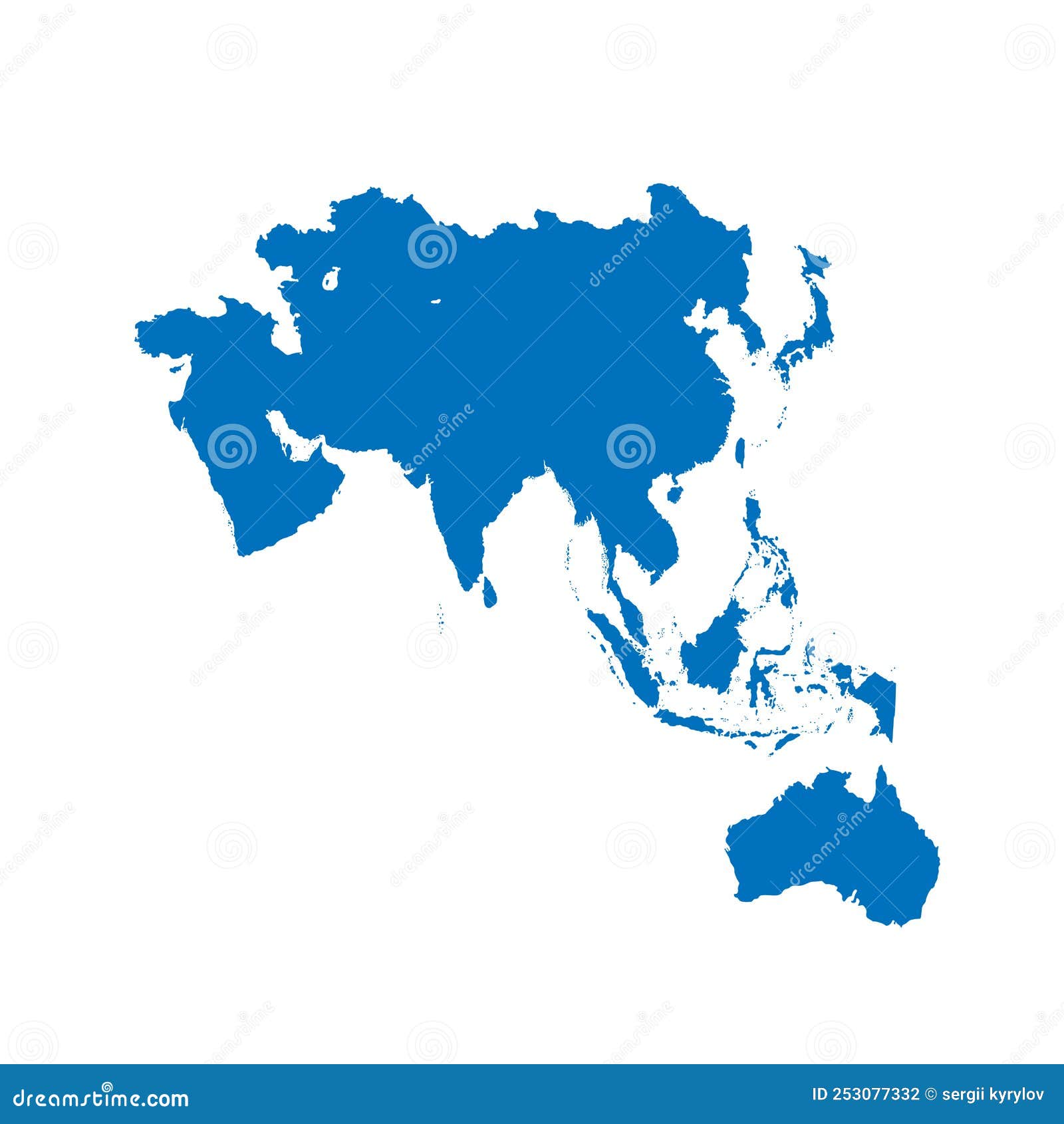 Asia Map With Polygonal Glowing Shapes. World Map Linear Continent With ... Asia Map With Polygonal Glowing Shapes. World Map Linear Continent With ...