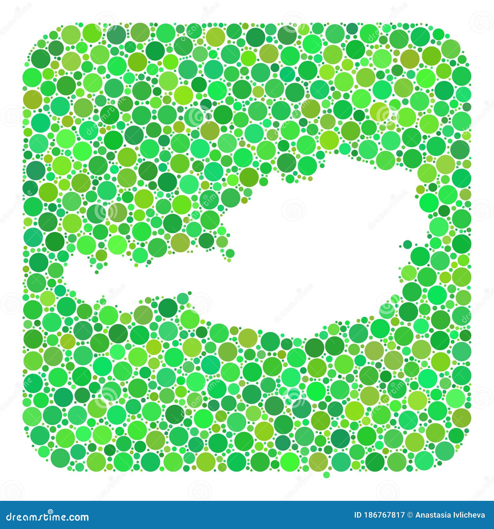 Map of Austria - Dotted Collage with Hole Stock Vector - Illustration ...