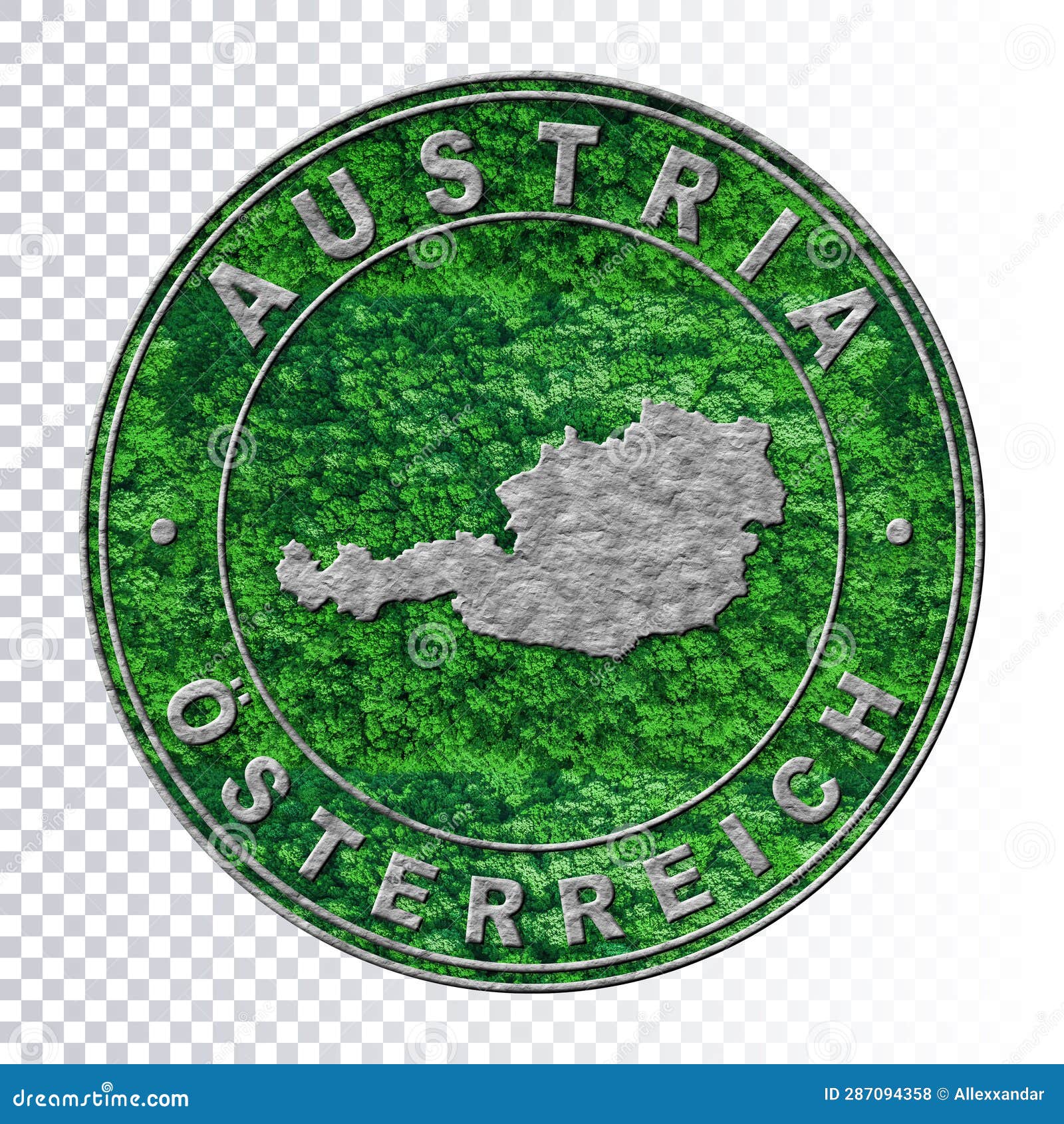 Map of Austria, Environment Concept, Co2 Emission Concept Stock ...