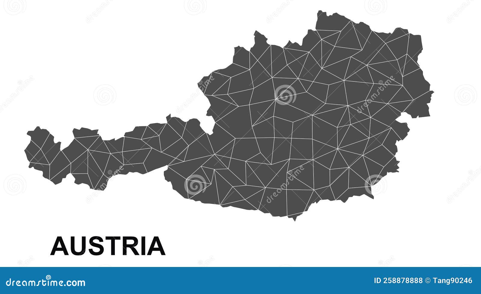 Austria Map Isolated On Png Or Transparent Background,Symbol Of Austria ...