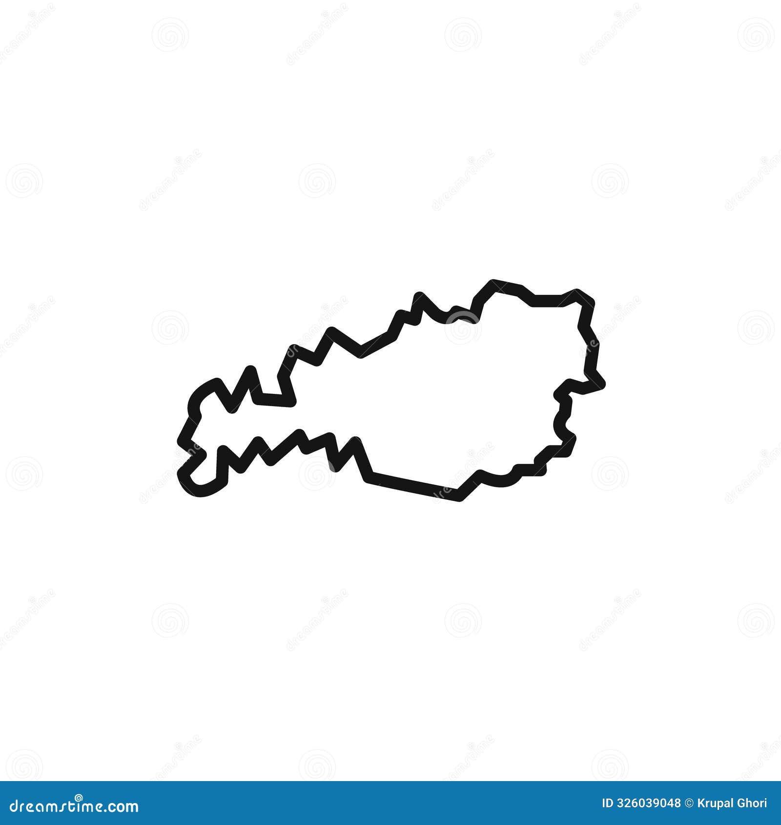 Map of Austria Logo Sign Vector Outline Stock Illustration ...