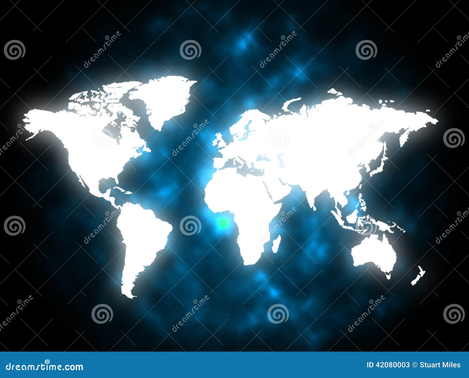 Map Background Means Earth Geography and Continents Stock Illustration ...