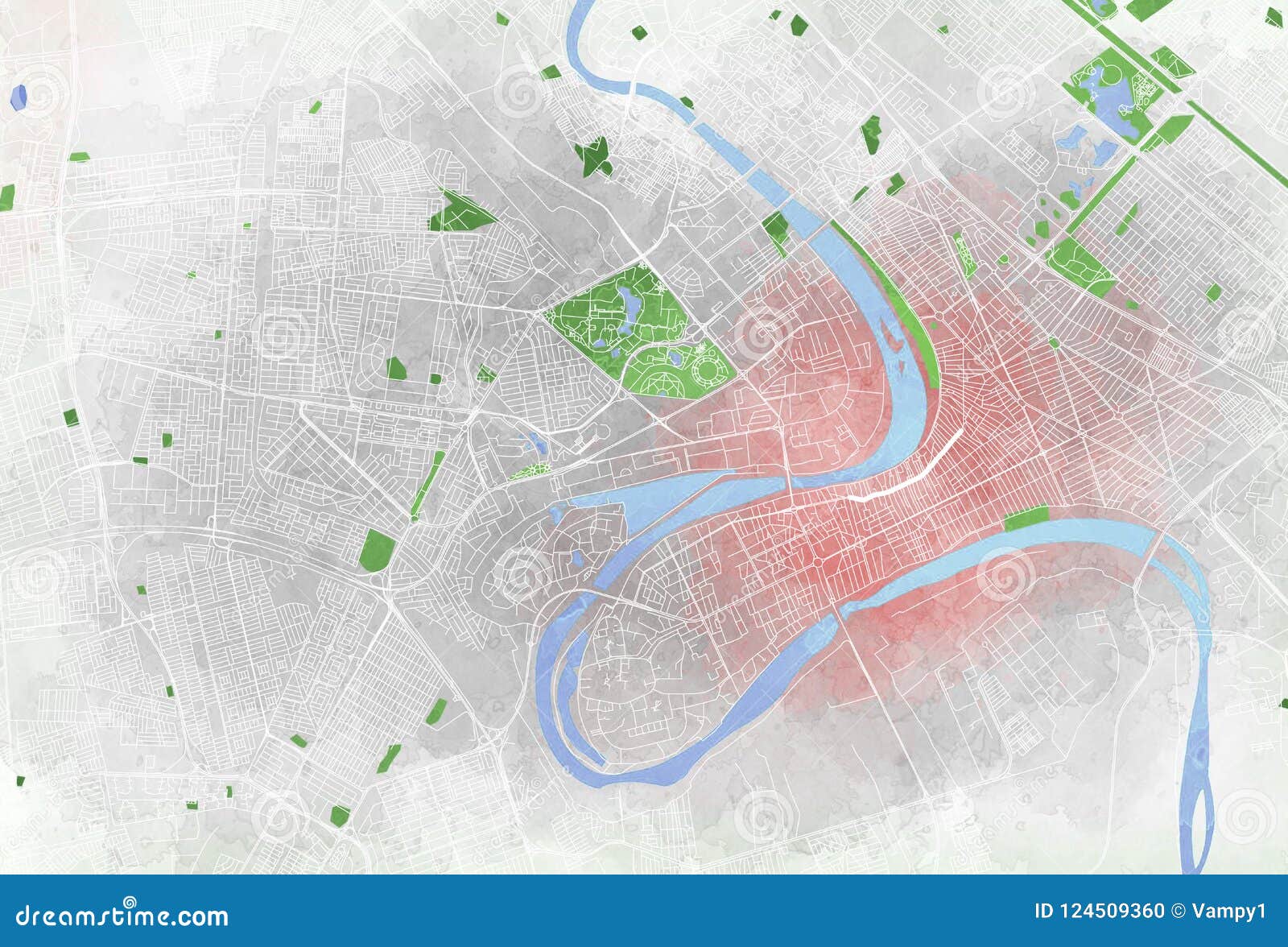 Map of Baghdad, Satellite View, City Stock Illustration - Illustration ... Map of Baghdad, Satellite View, City Stock Illustration - Illustration ...